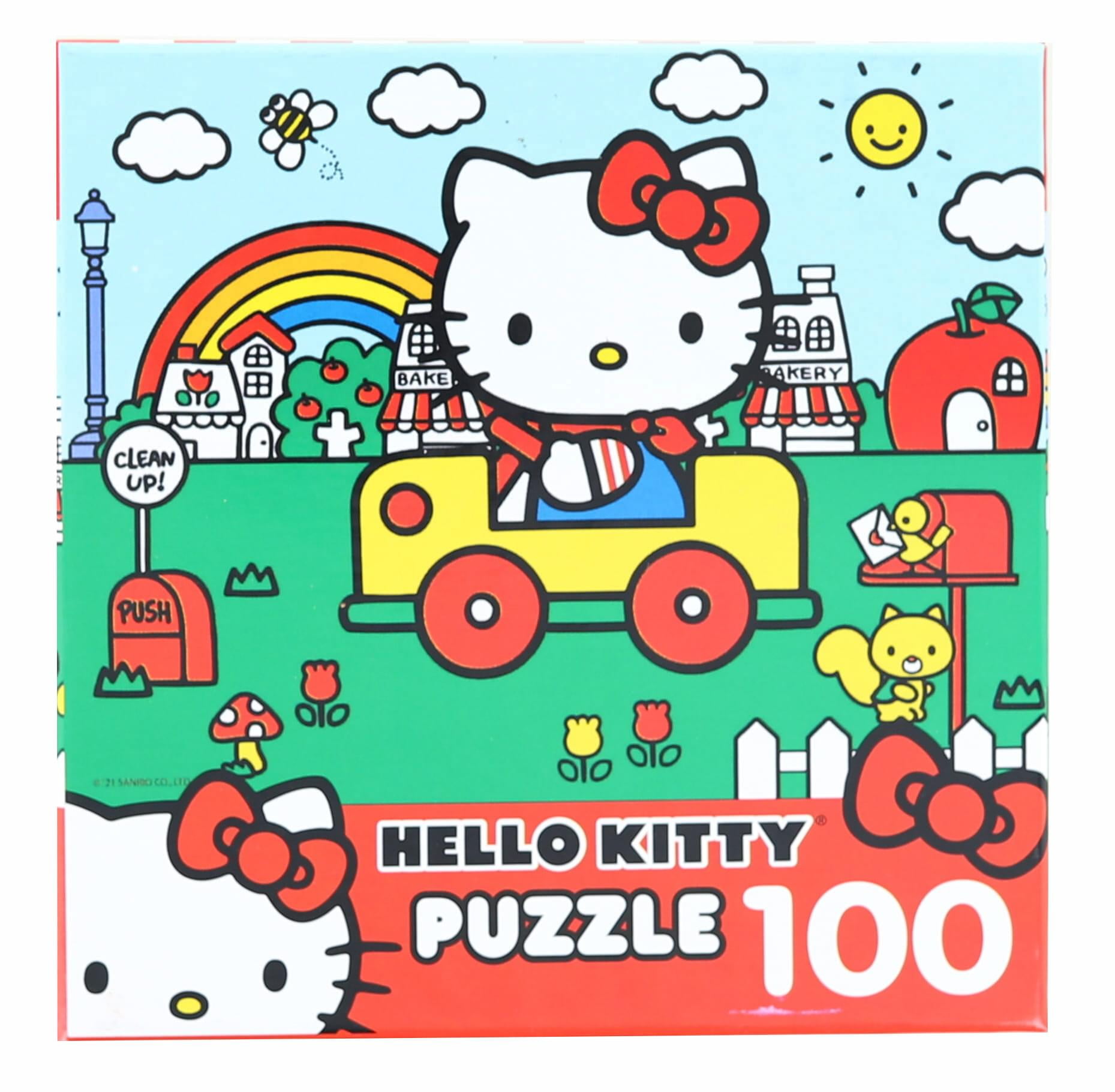 Hello Kitty 100 Piece Jigsaw Puzzle | Hello Kitty Driving Around Town ...