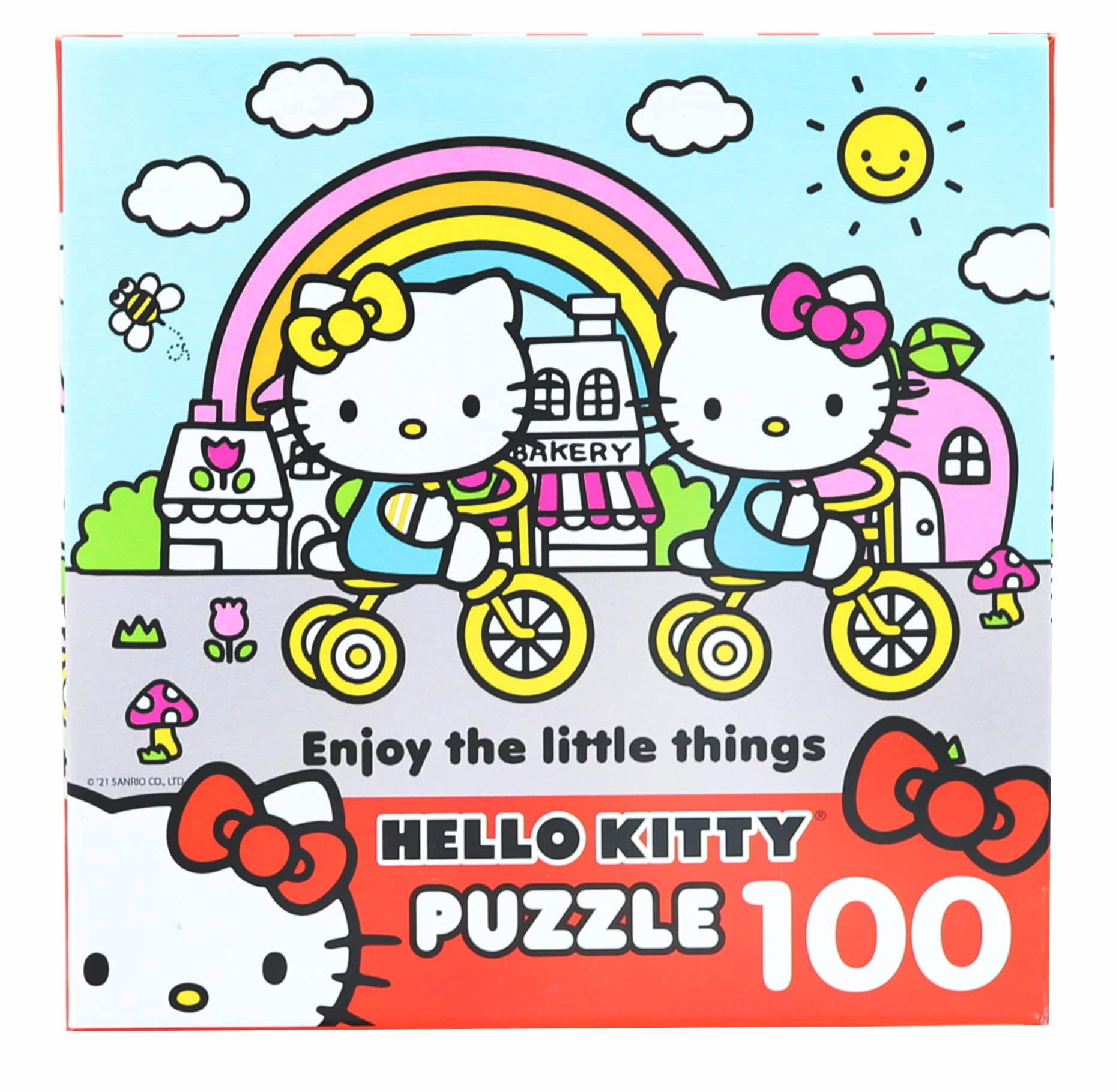 Hello Kitty 100 Piece Jigsaw Puzzle | Hello Kitty and Mimmy Sisters ...