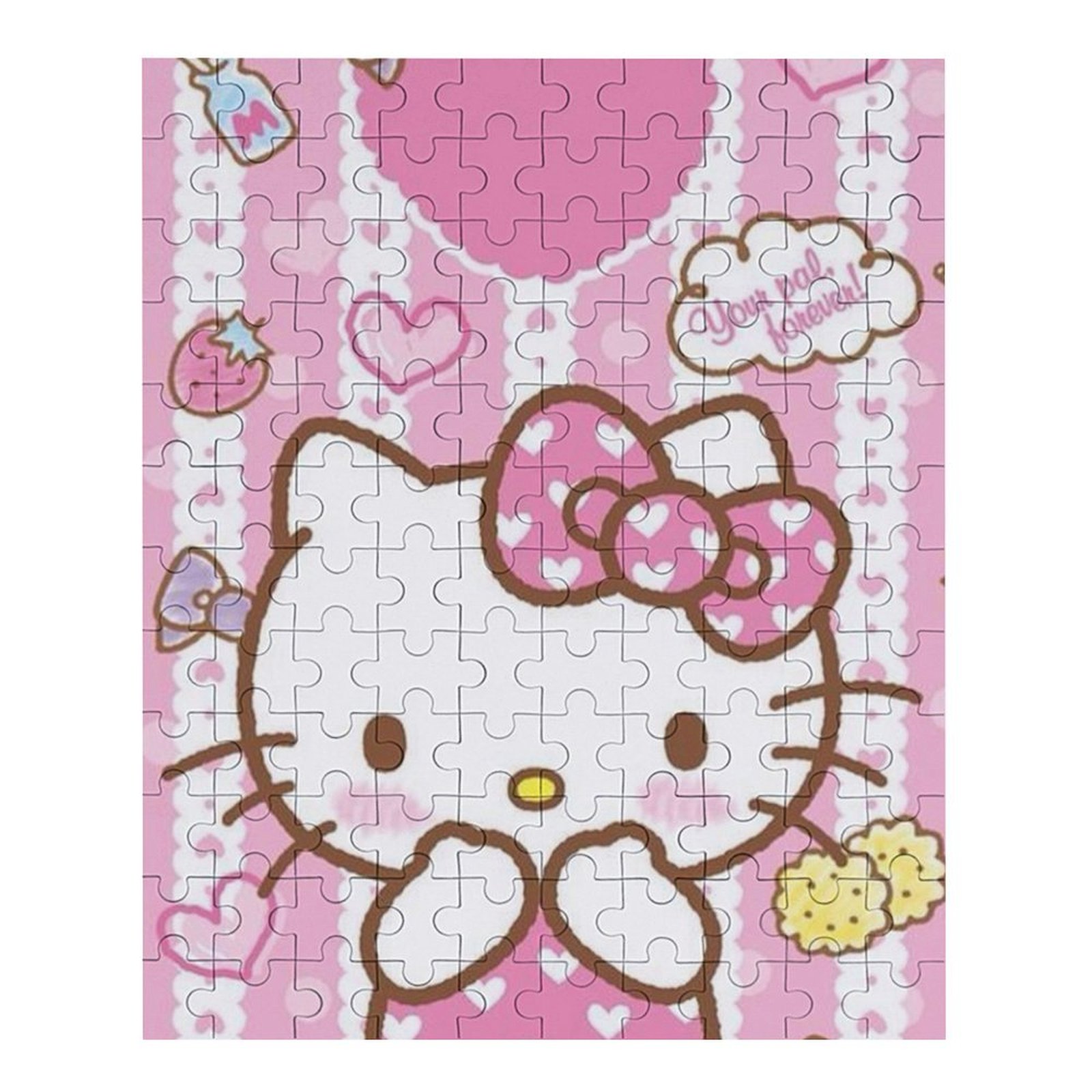 Hello Kitty 120 PCS Jigsaw Puzzle for Kids Teens - Unique Puzzle Pieces for Frustration-Free Fun ...