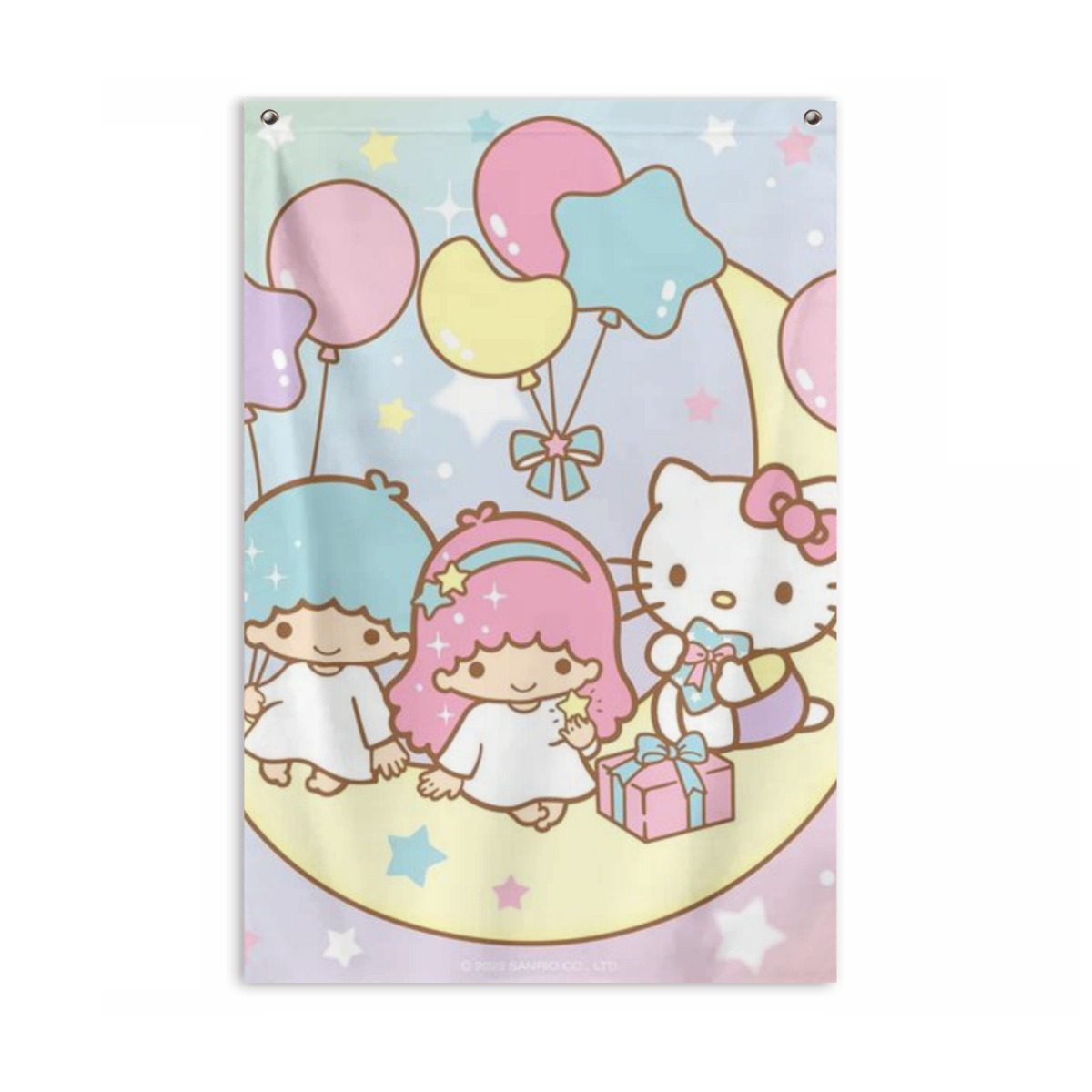 Hello Kitty 120x180cm with shading cloth Double vertical flag multi ...