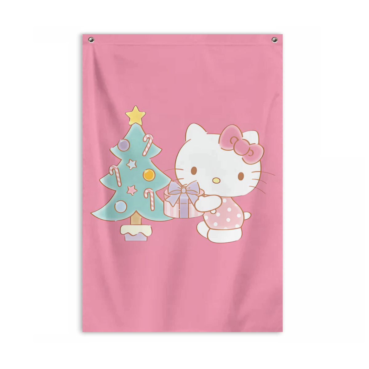 Hello Kitty 120x180cm with shading cloth Double vertical flag multi-size (double-sided printing ...
