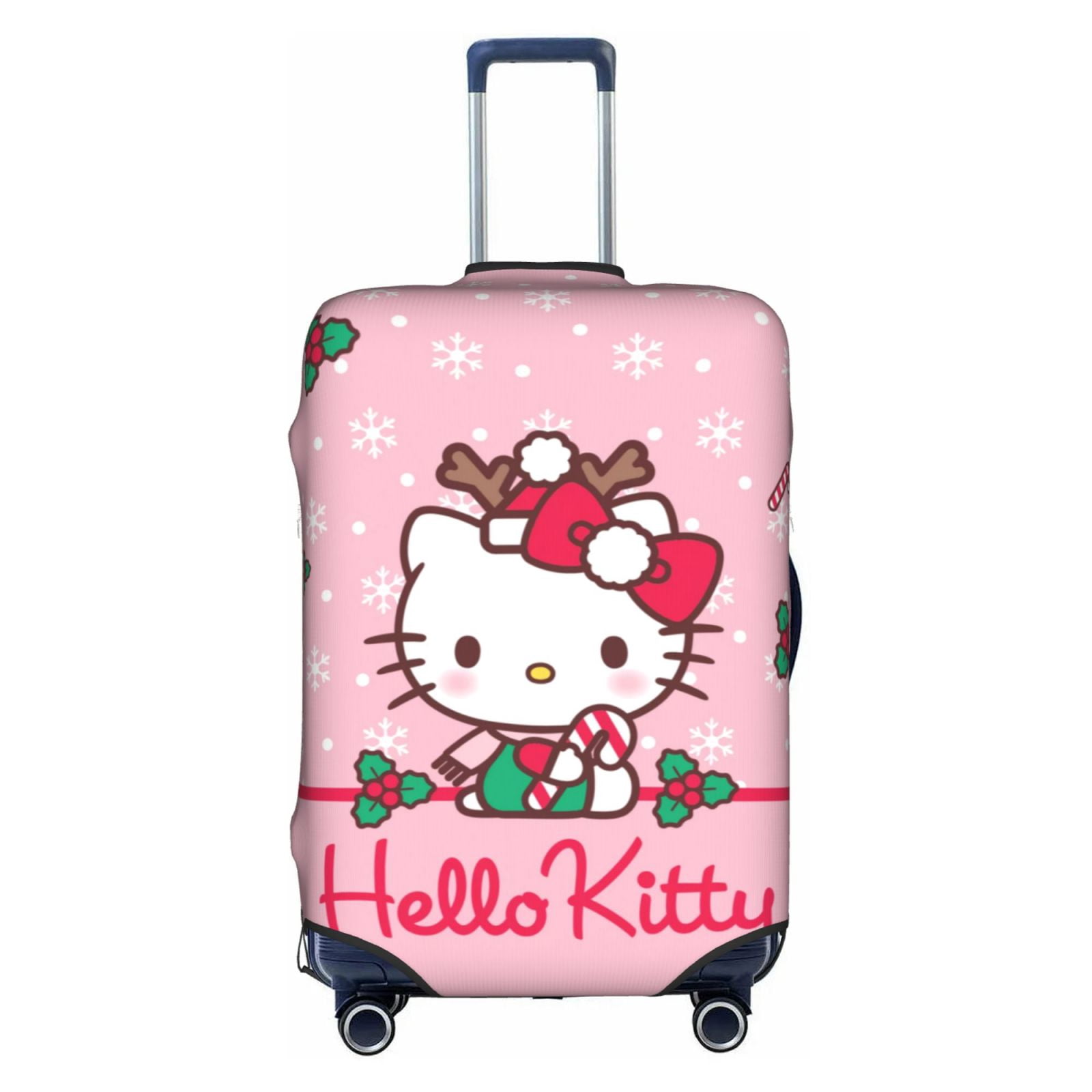 Hello Kitty(127)Travel Suitcase Protector Pink Cat Elastic Washable ...