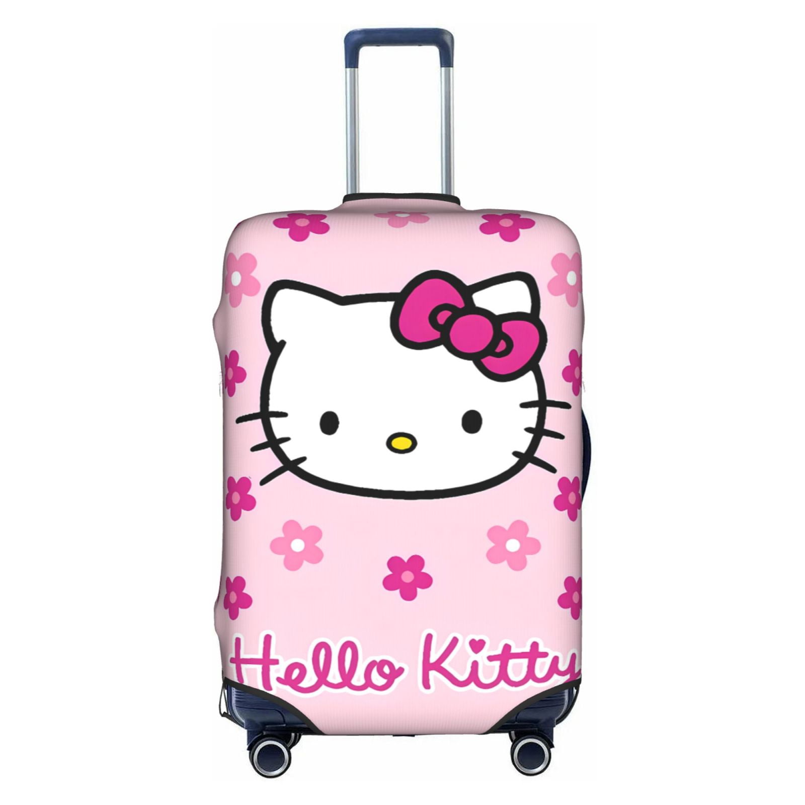 Hello Kitty(128)Travel Suitcase Protector Pink Cat Elastic Washable ...