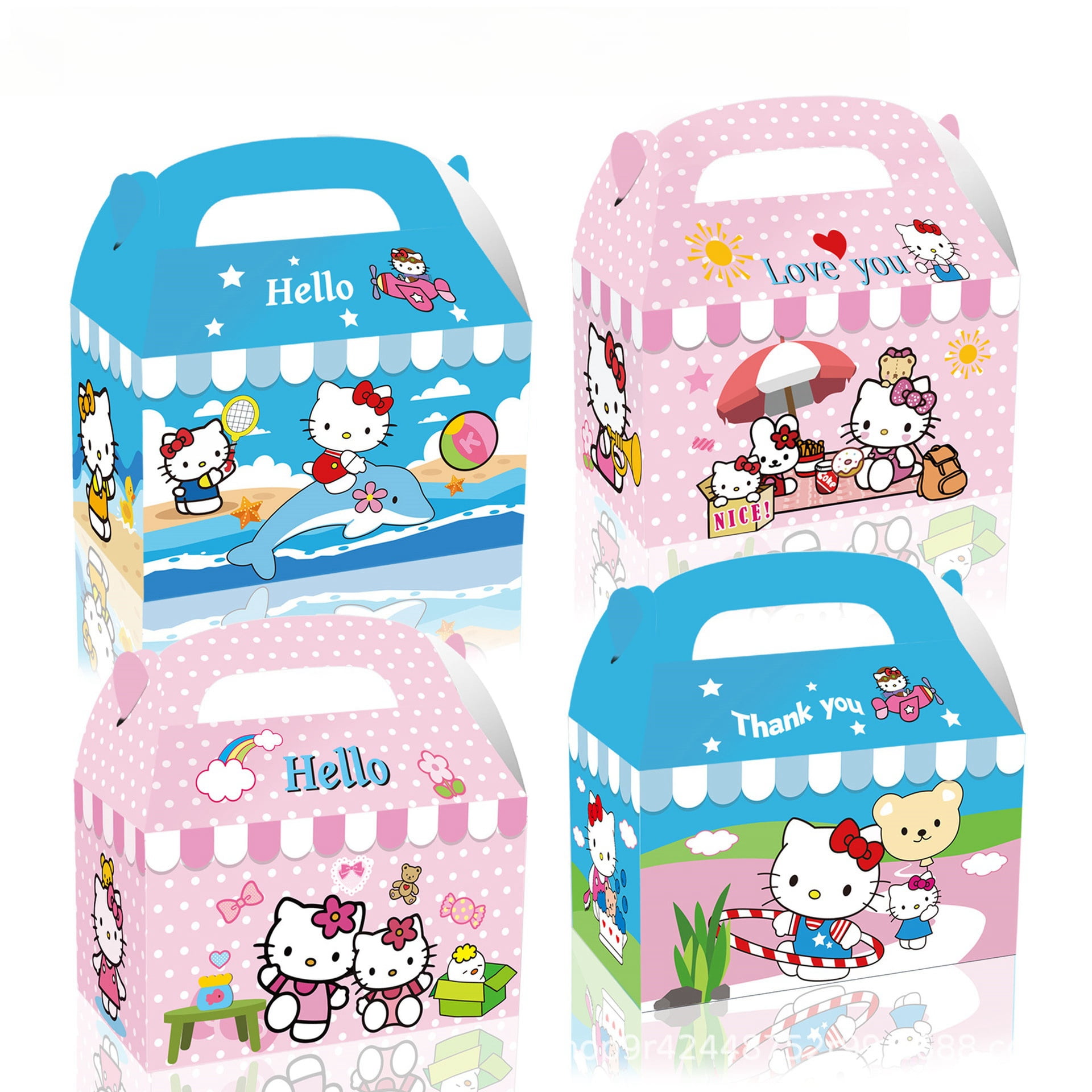 Hello Kitty 12Pcs Gift Boxes Anime Sanrio Cartoon Halloween Christmas ...