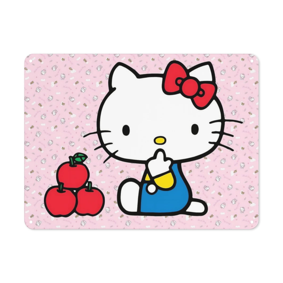 Hello Kitty 12x18 Inch Metal painting horizontal version multi-size for ...