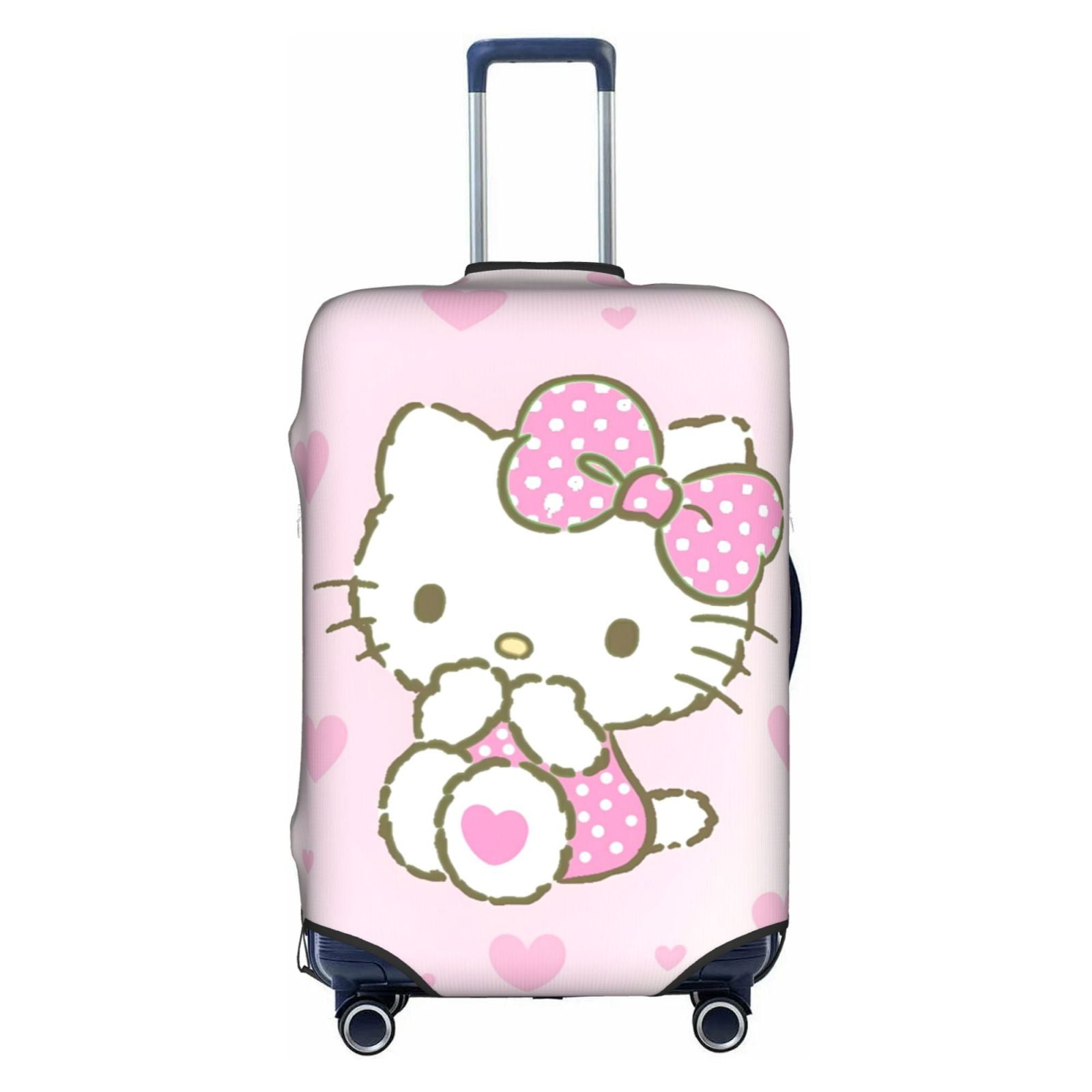 Hello Kitty(15)Travel Suitcase Protector Pink Cat Elastic Washable ...