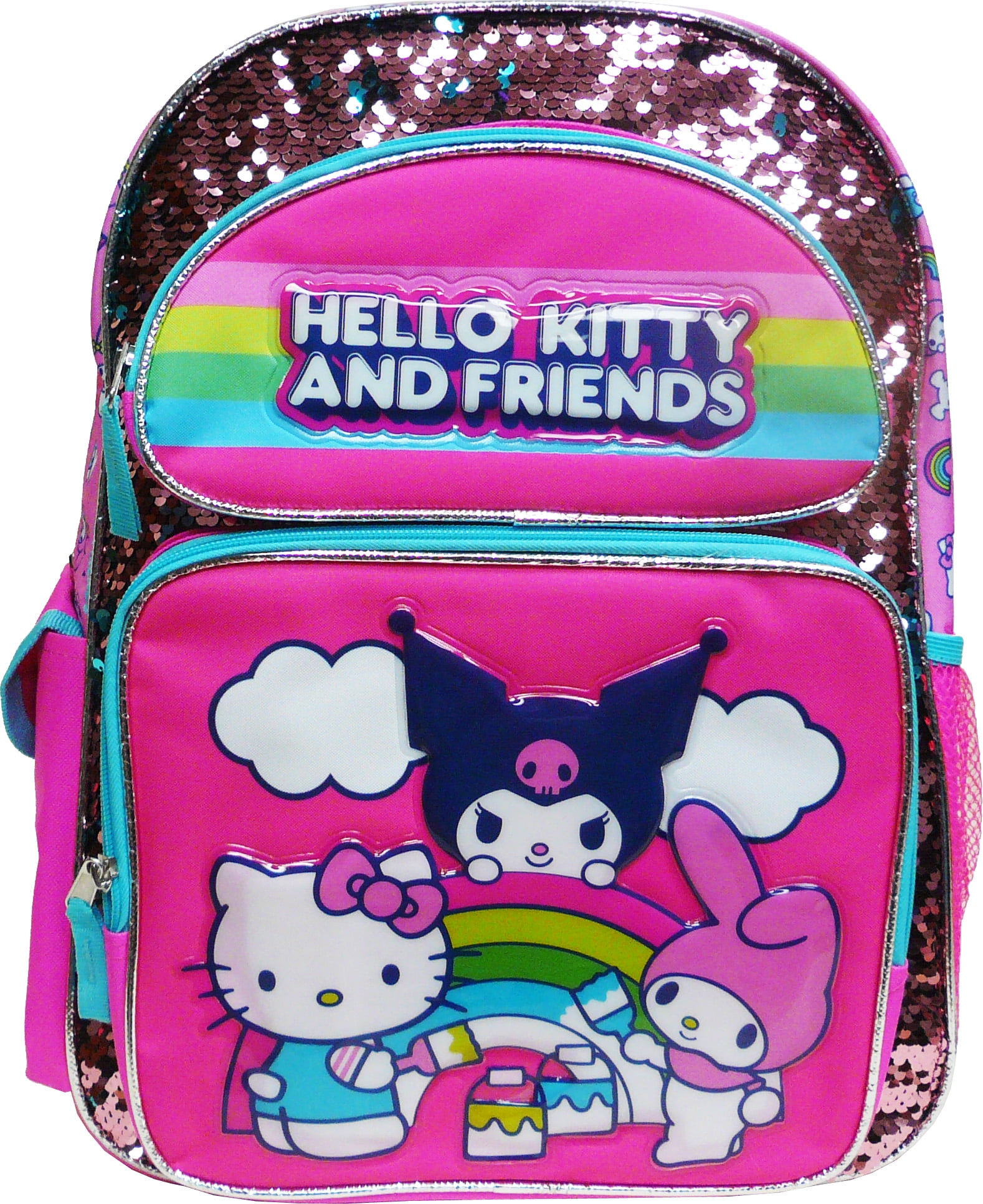 Hello Kitty 16" Large Backpack with Shine trim - Walmart.com