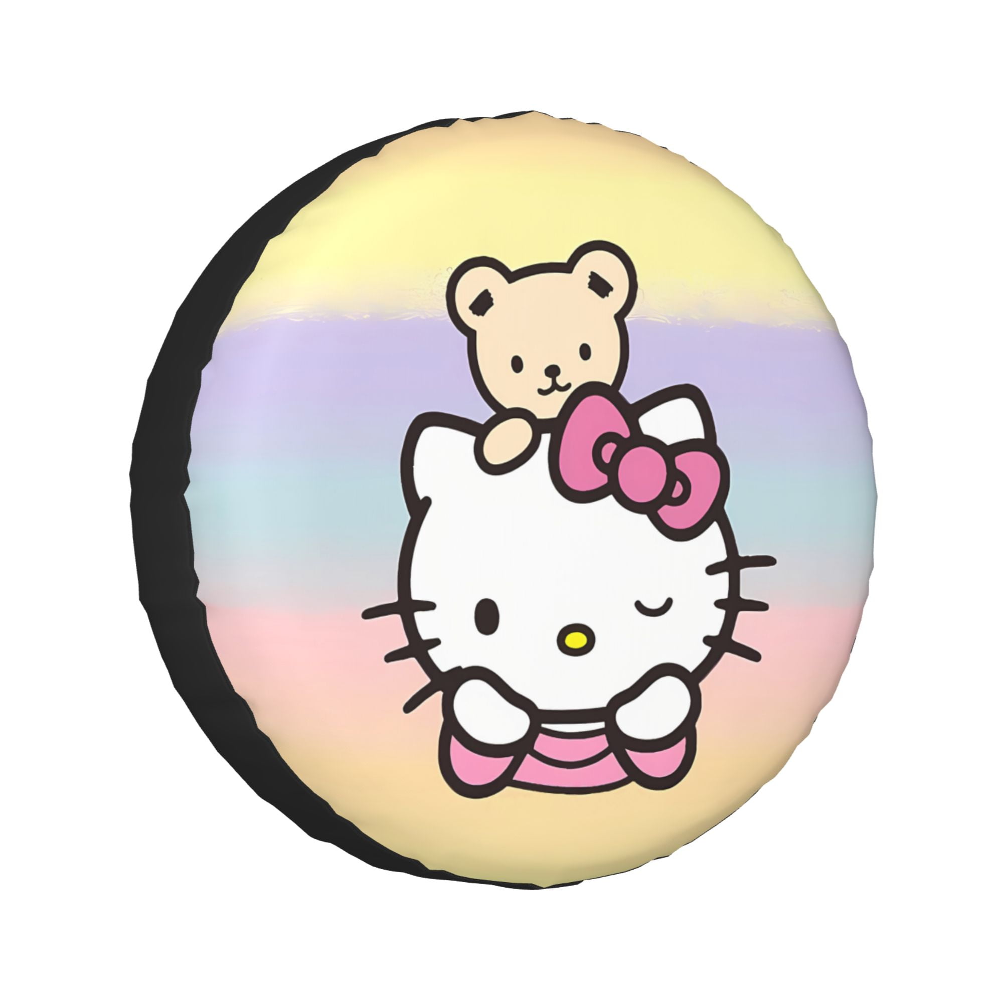 Hello Kitty(167) Spare Tire Cover,Universal Wheel Tire Cover 14 15 16 ...