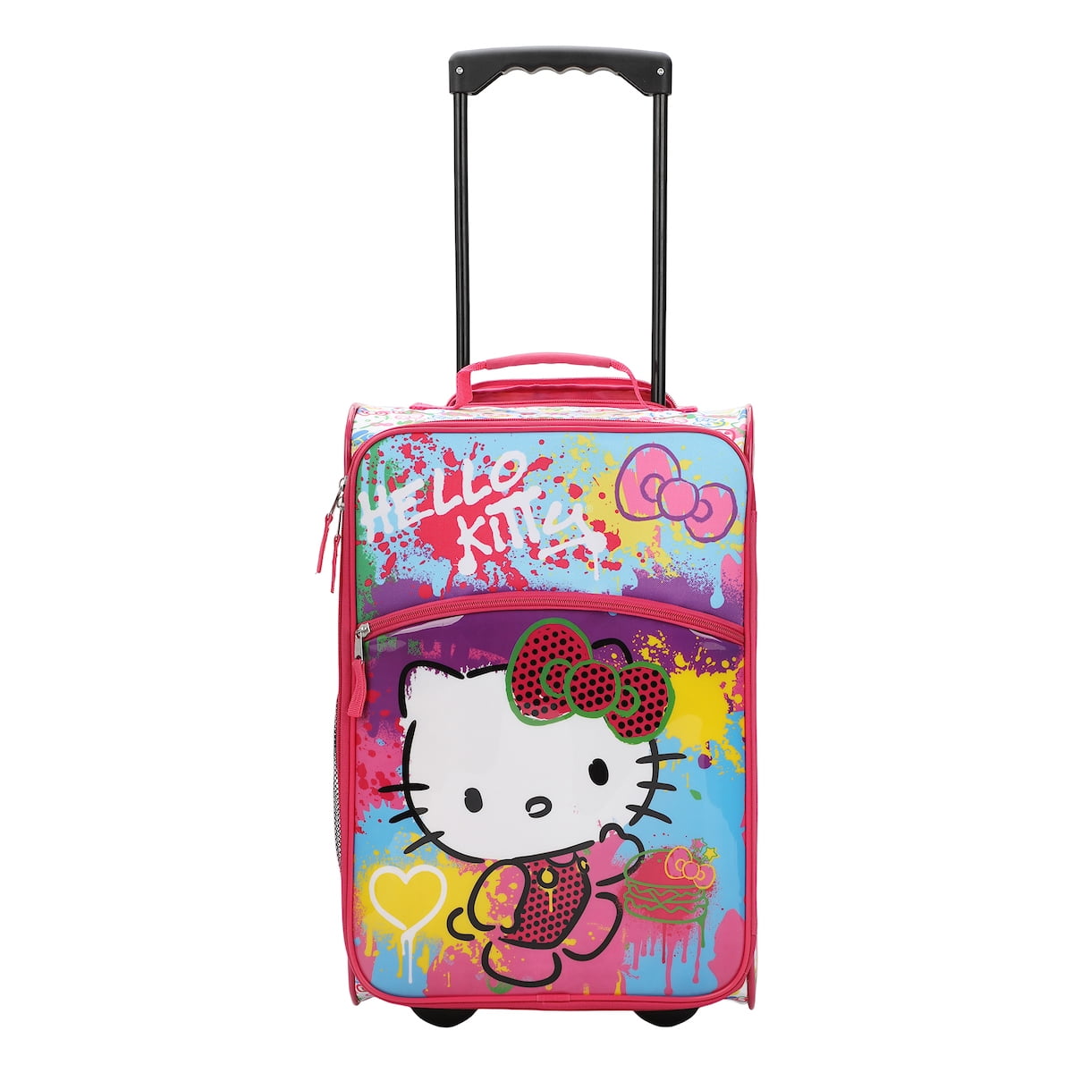 Bioworld Hello Kitty Pink 18-Inch Carry-On Luggage with Wheels ...