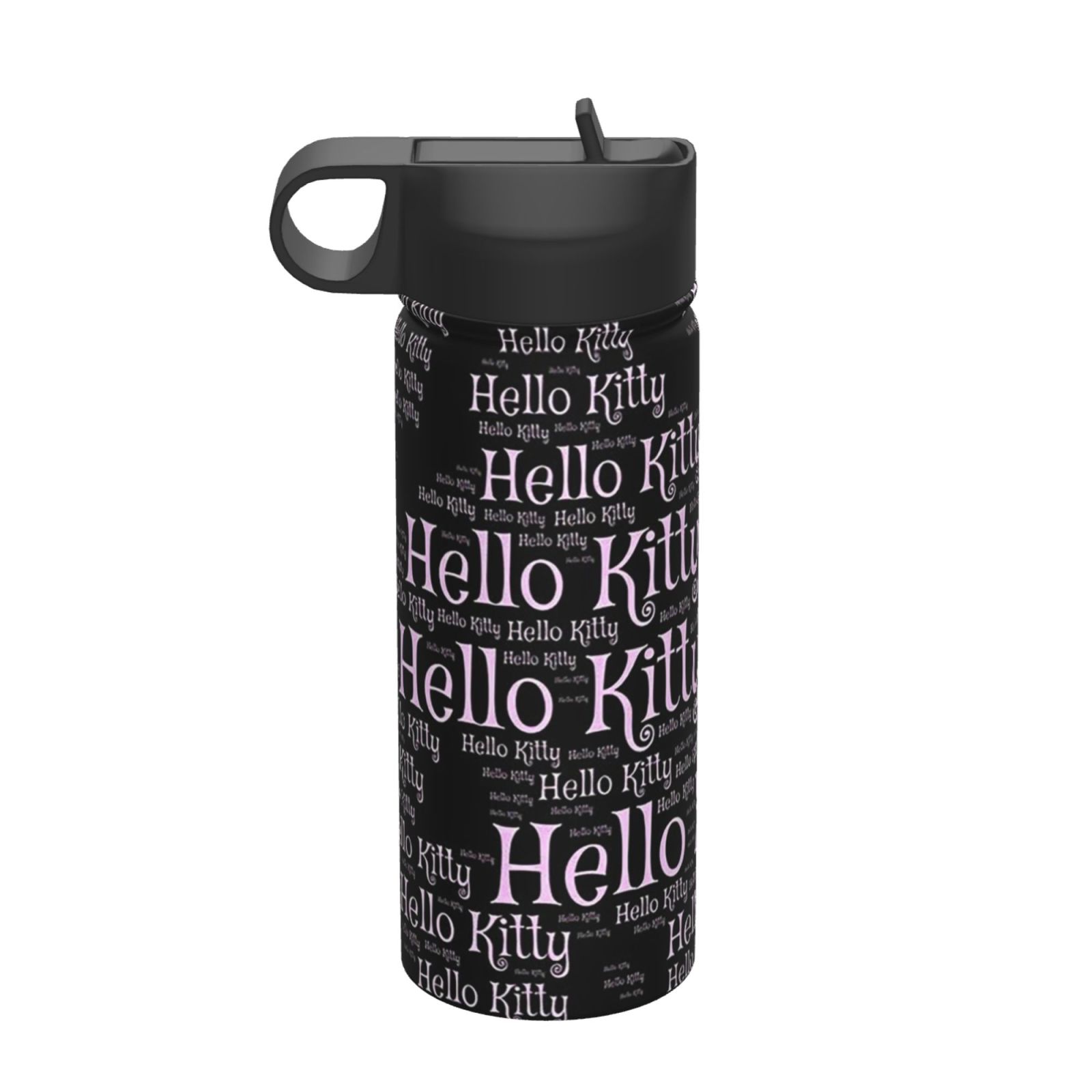 Hello Kitty 18 Oz Insulated Water Bottle, Reusable Stainless Steel ...