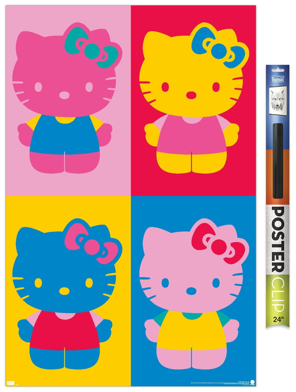 Hello Kitty: 19 Collage - Quad Wall Poster, 22.375" x 34" - Walmart.com