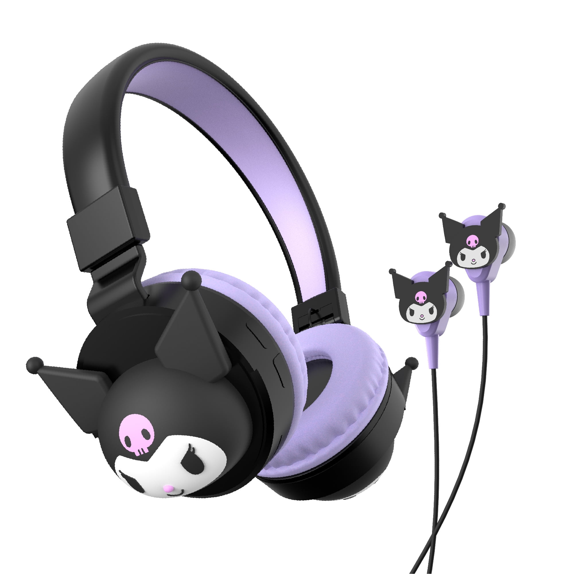 Hello Kitty 2-in-1 Wireless Bluetooth Headphones with Wired Earbuds ...