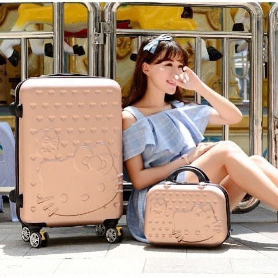 Hello Kitty 20-Inch 24 Inch Trolley Case Sanrioed Suitcase Anime Kawaii ...