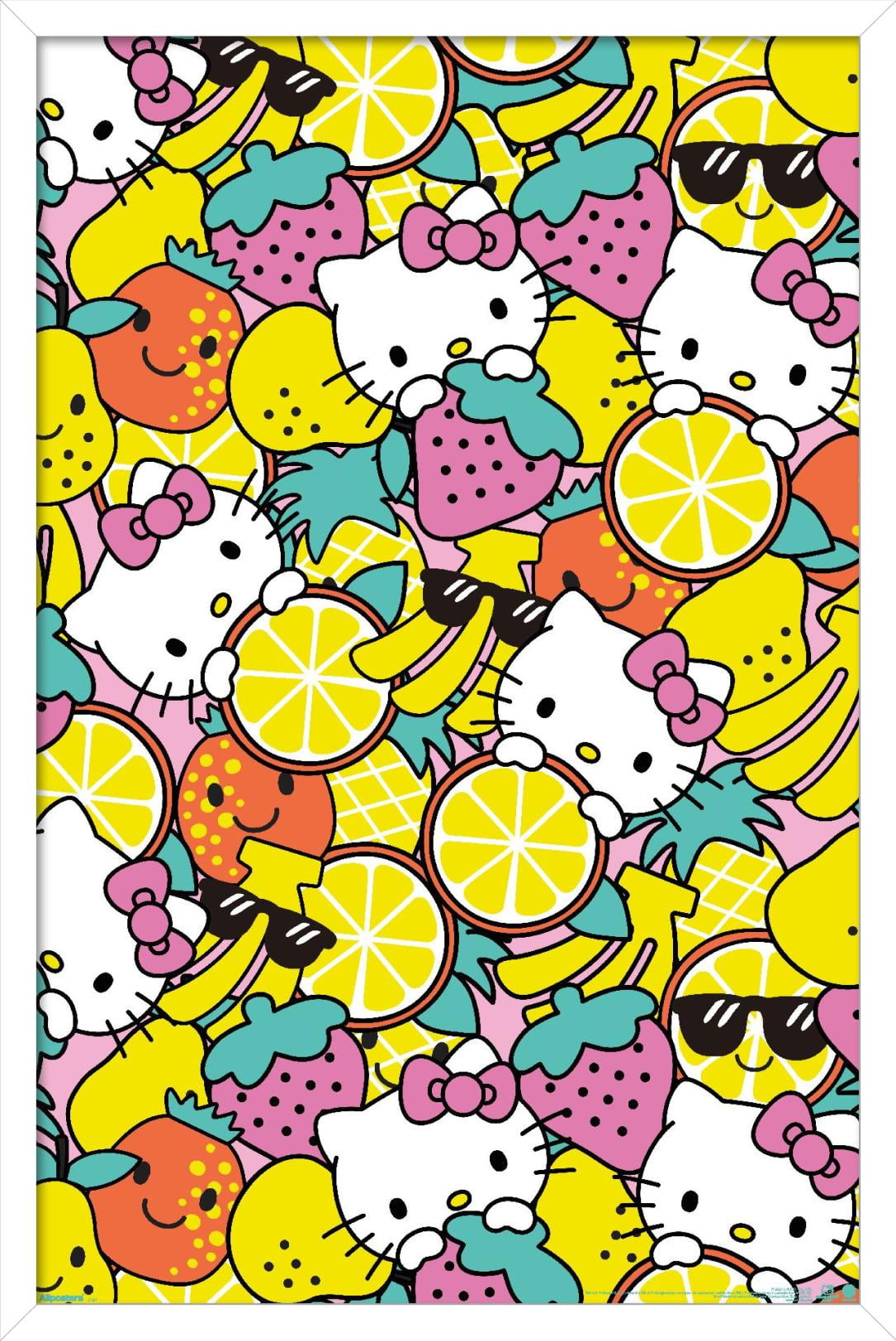 Hello Kitty: 2016 Fun and Fruity - Sweet Citrus Collage Wall Poster, 14 ...