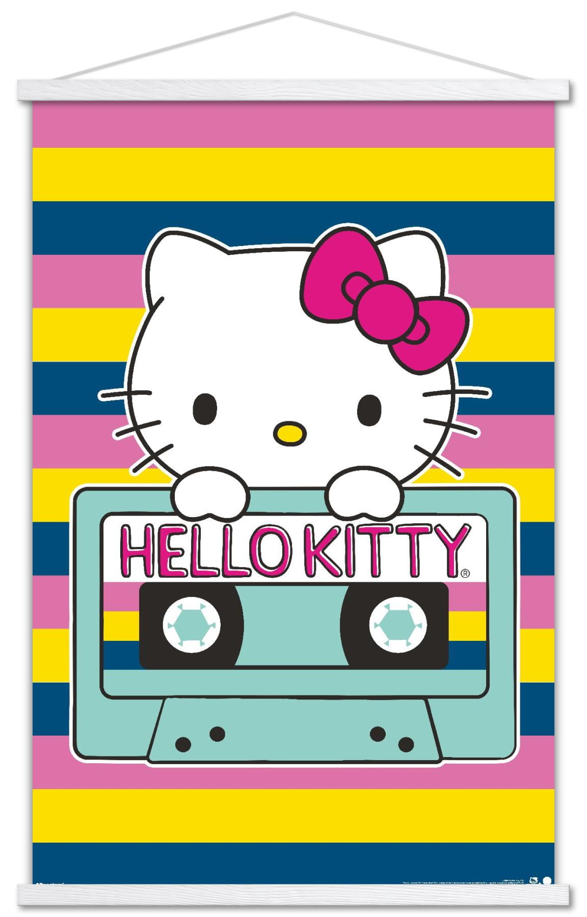 Hello Kitty: 2016 General - Vintage Cassette Tape Wall Poster with ...