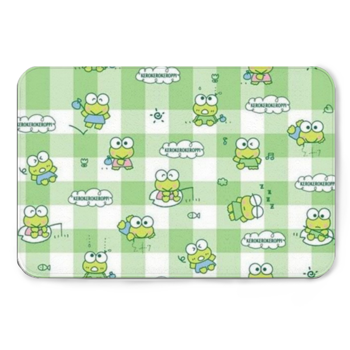 Hello Kitty 20x32 Inch Flannel Mat Non Slip Bright 3D Print for Bedside ...