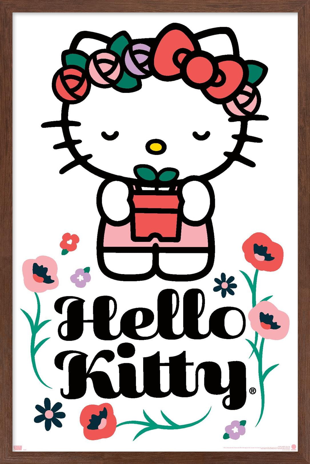 Hello Kitty: 21 Spring Cleaning - Kitty With Plant Wall Poster, 22.375 ...