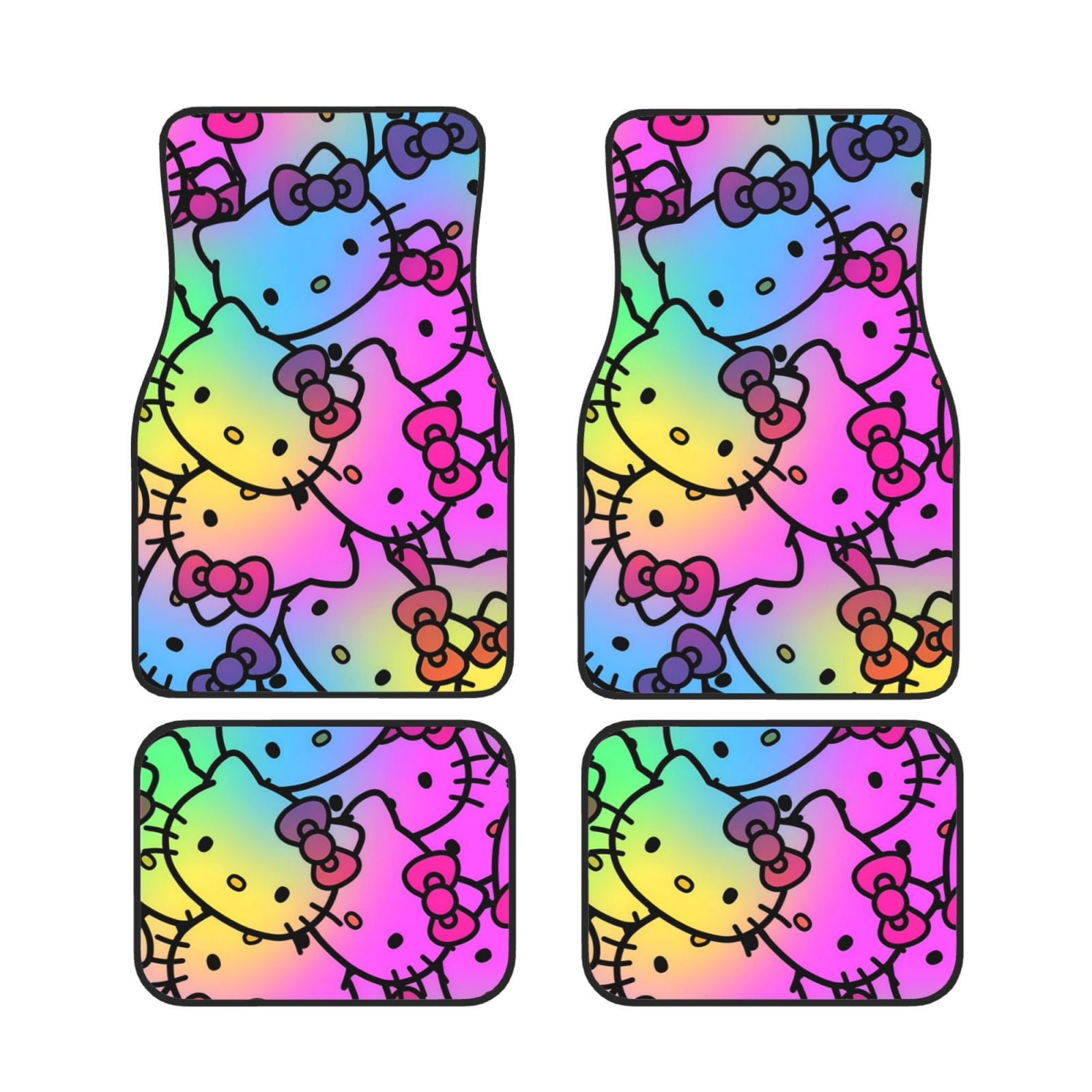 Hello Kitty(22) Car Floor Mats for Front and Rear Foot Pads Car ...