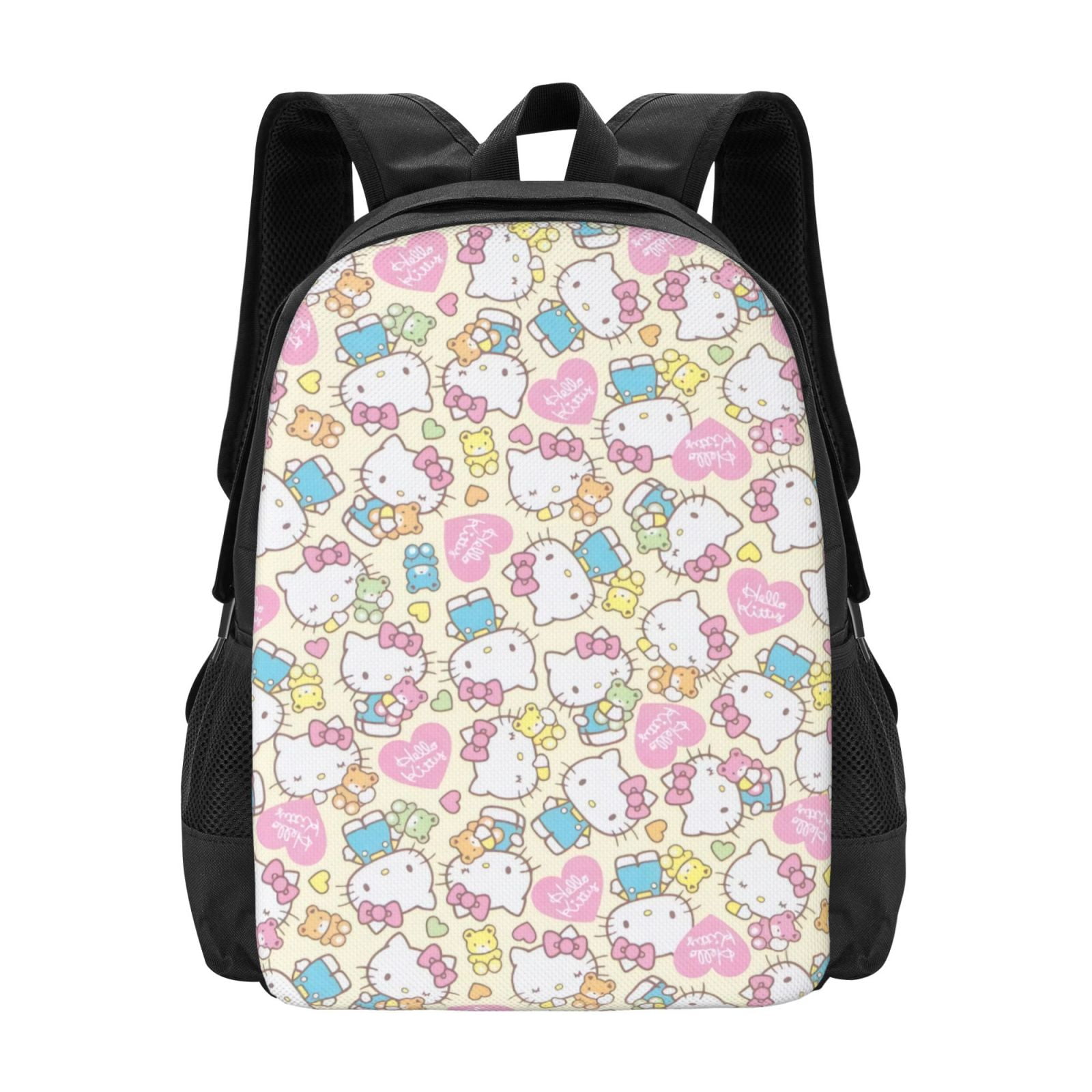 Hello Kitty(227) Backpack Casual Adjustable Bookbag School Bag Unisex ...