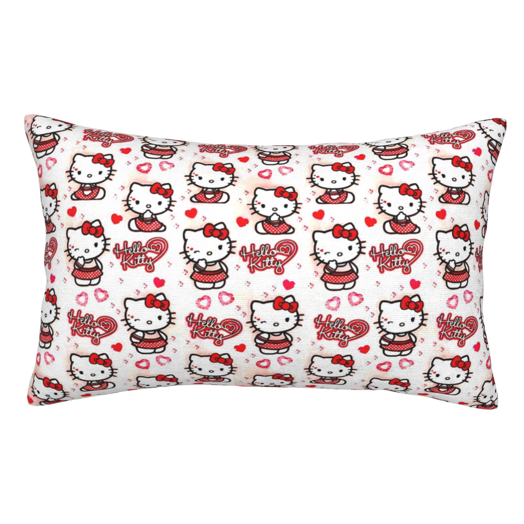 Hello Kitty(230) Pillow Cover Cute Cat Pillow Case for Decorating ...