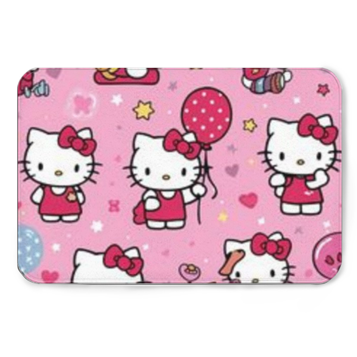 Hello Kitty 24x36 Inch Flannel Mat Non Slip Bright 3D Print for Bedside ...