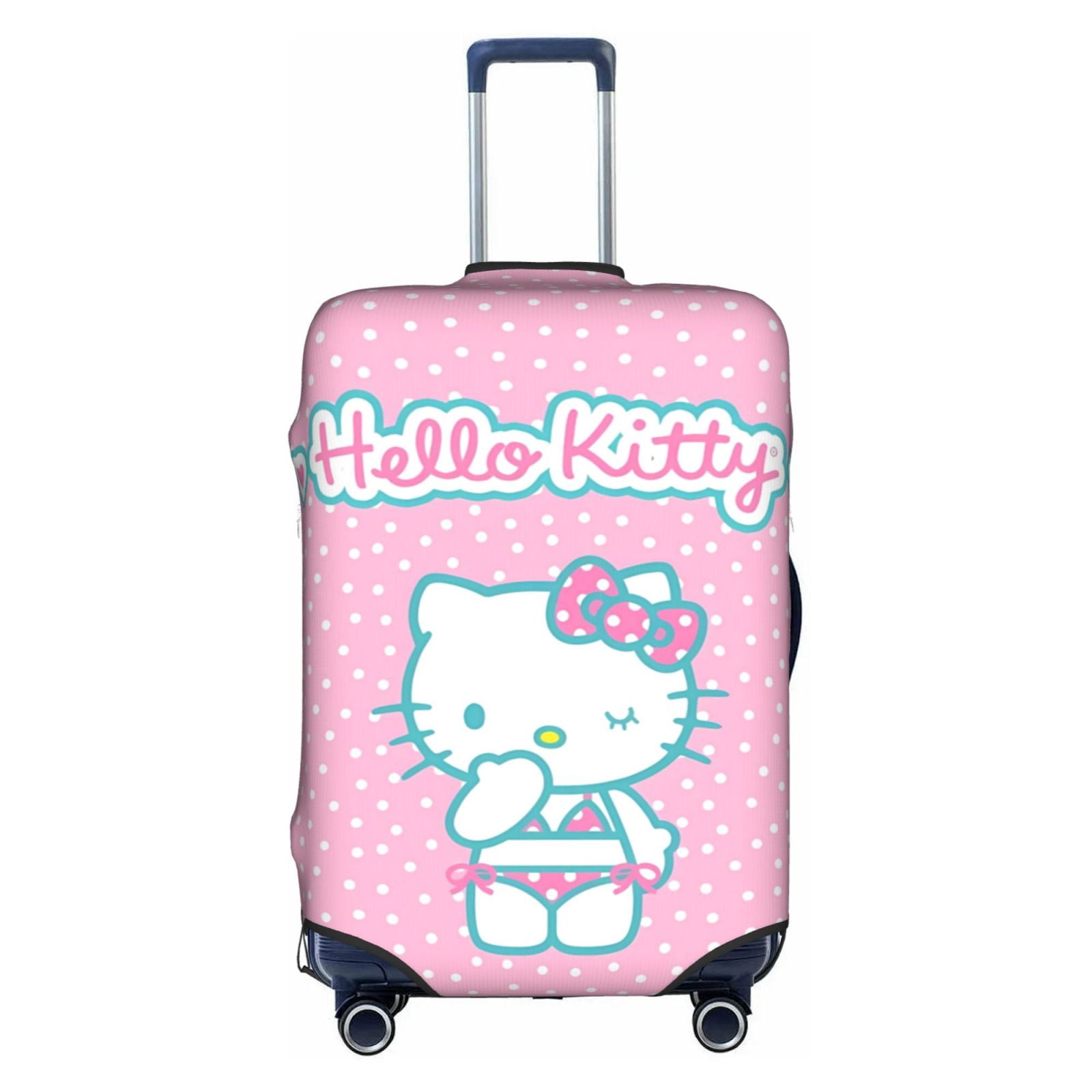 Hello Kitty(283)Travel Suitcase Protector Pink Cat Elastic Washable ...