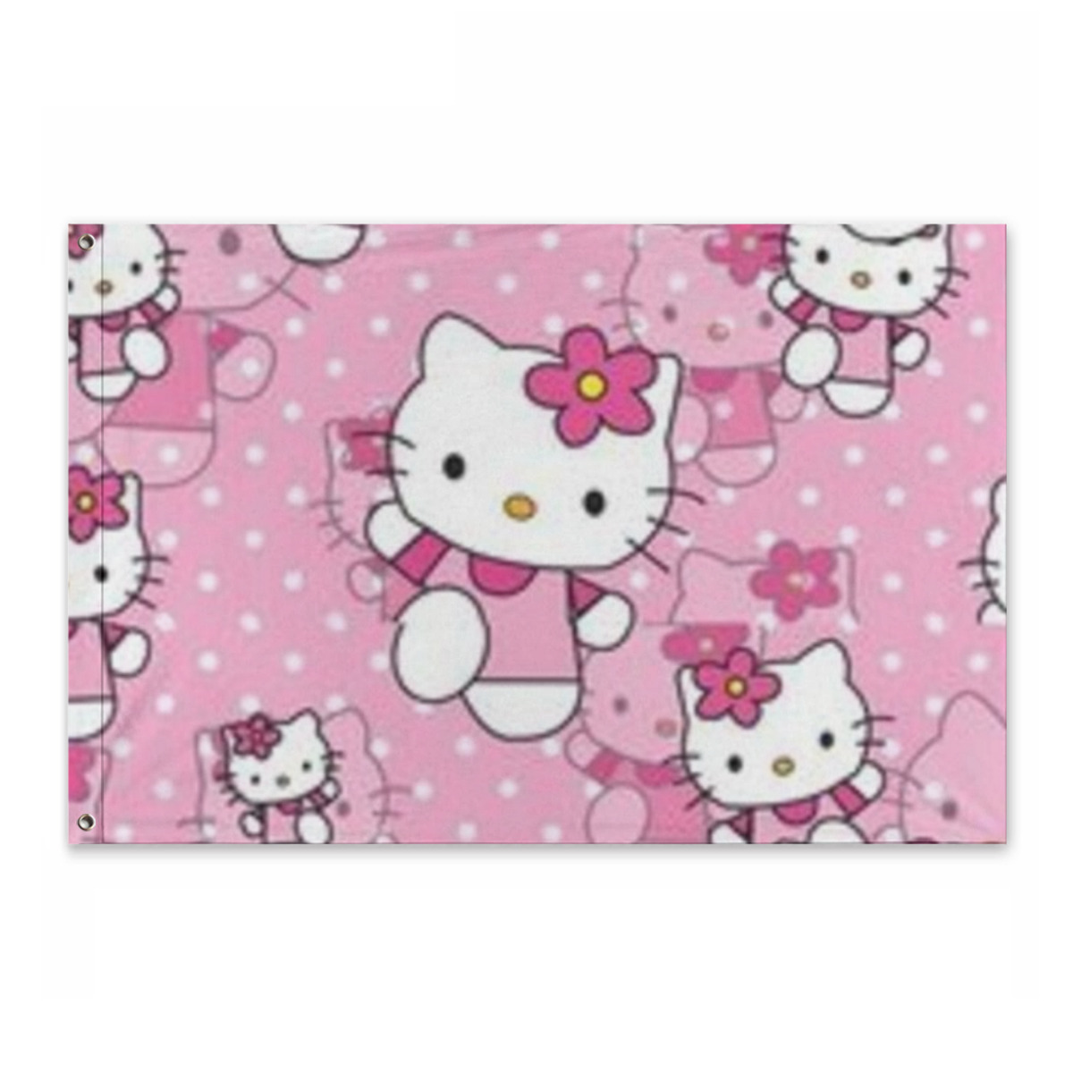 Hello Kitty 2x3FT- Single layer Flag Multi-size Banner Indoor Outdoor ...