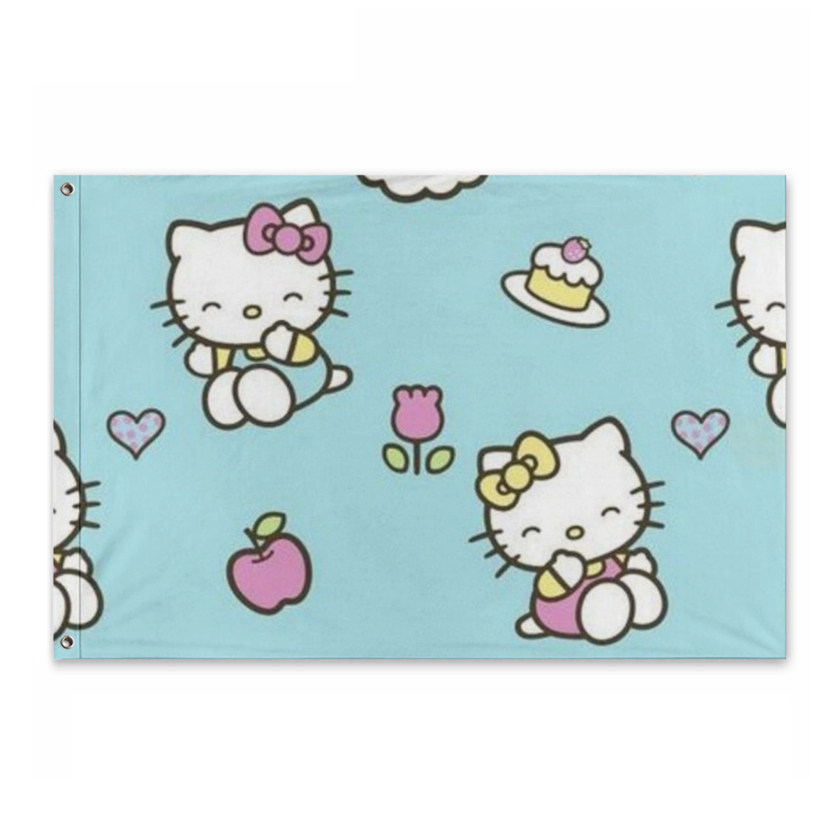 Hello Kitty 2x3FT- Single layer Flag Multi-size Banner Indoor Outdoor ...