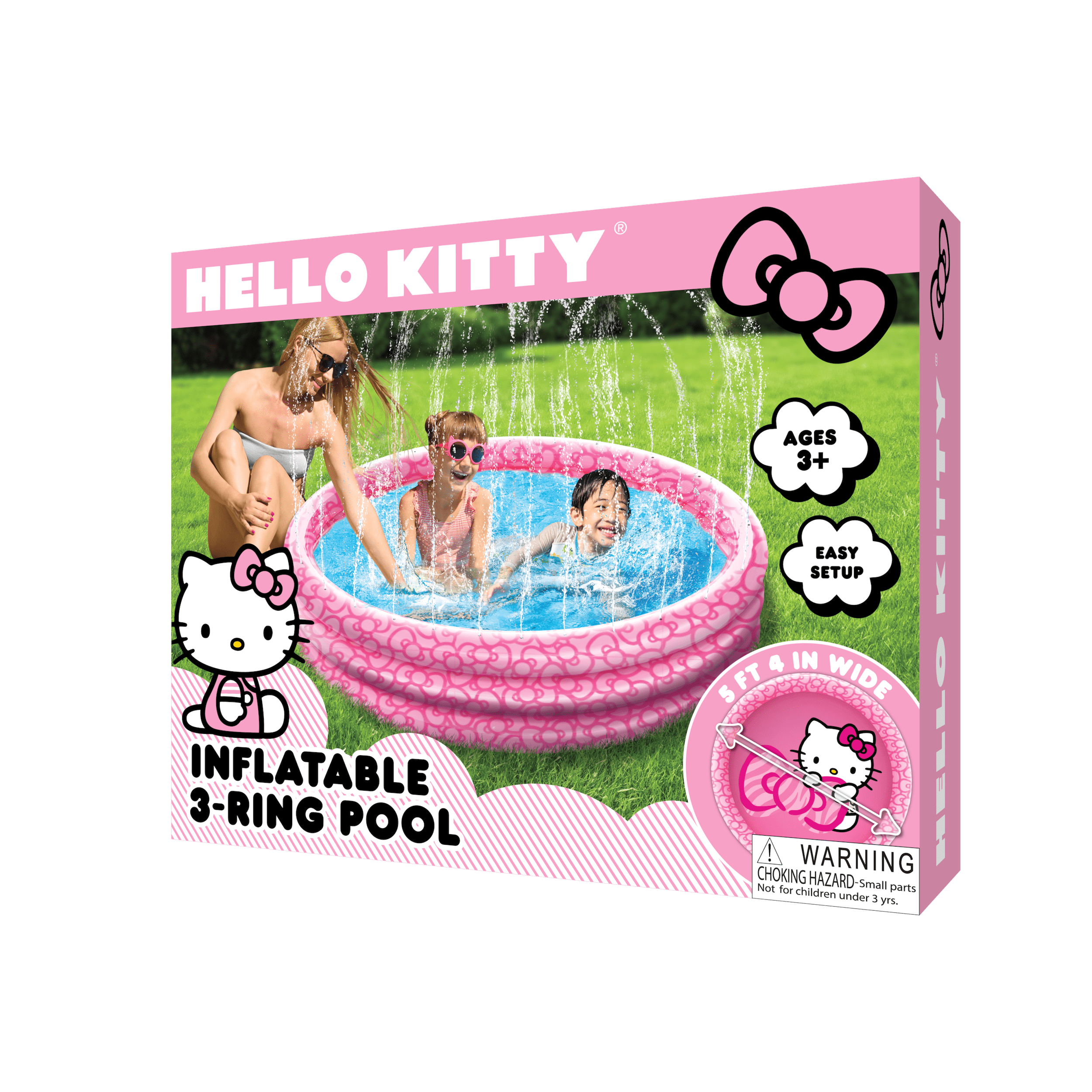 Hello Kitty 3 Ring Kittie Pool - Walmart.com