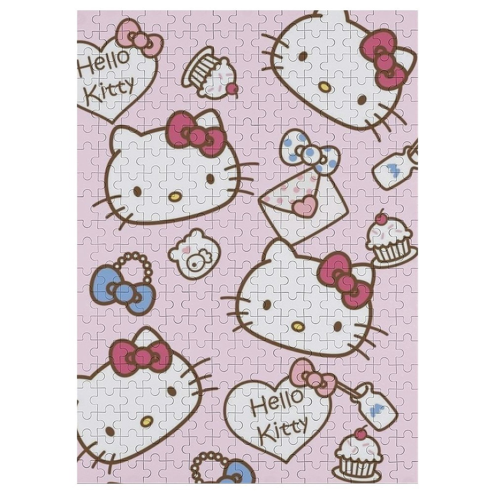 Hello Kitty 300 PCS Jigsaw Puzzle for Kids Teens - Unique Puzzle Pieces ...