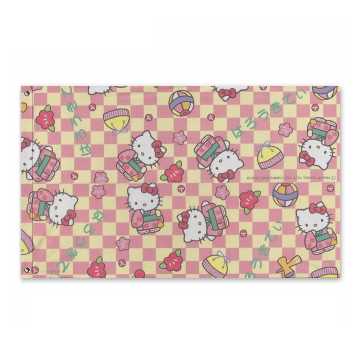 Hello Kitty 3x5FT- Double layer Flag Multi-size Banner Indoor Outdoor ...