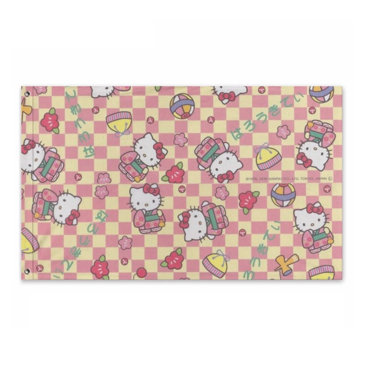 Hello Kitty 3x5FT- Single layer Flag Multi-size Banner Indoor Outdoor ...