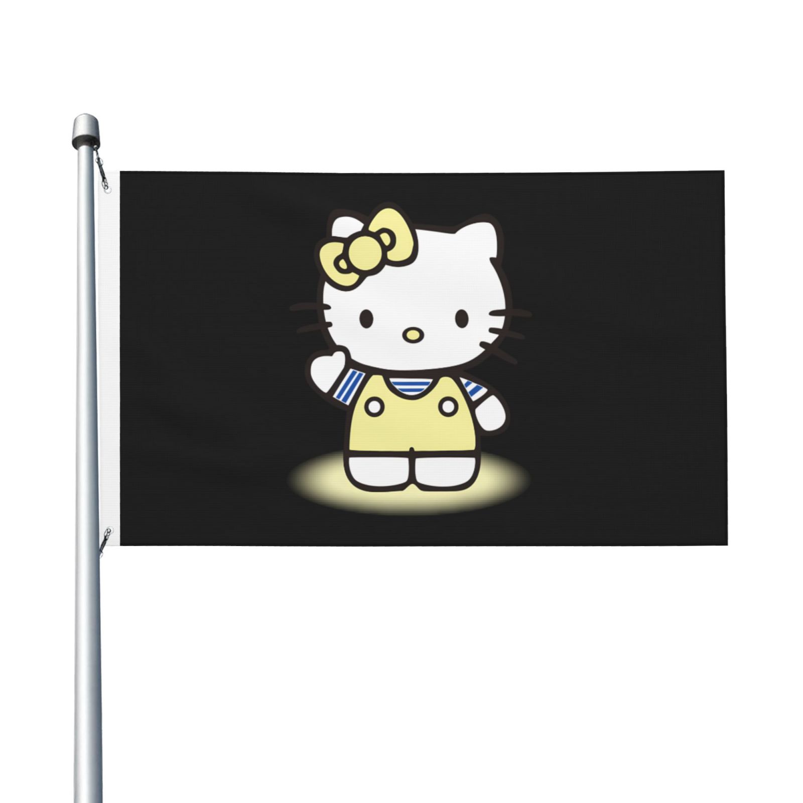 Hello Kitty 3x5ft Face Flag Fade Proof Holiday Fall Flag Outdoor Banner ...