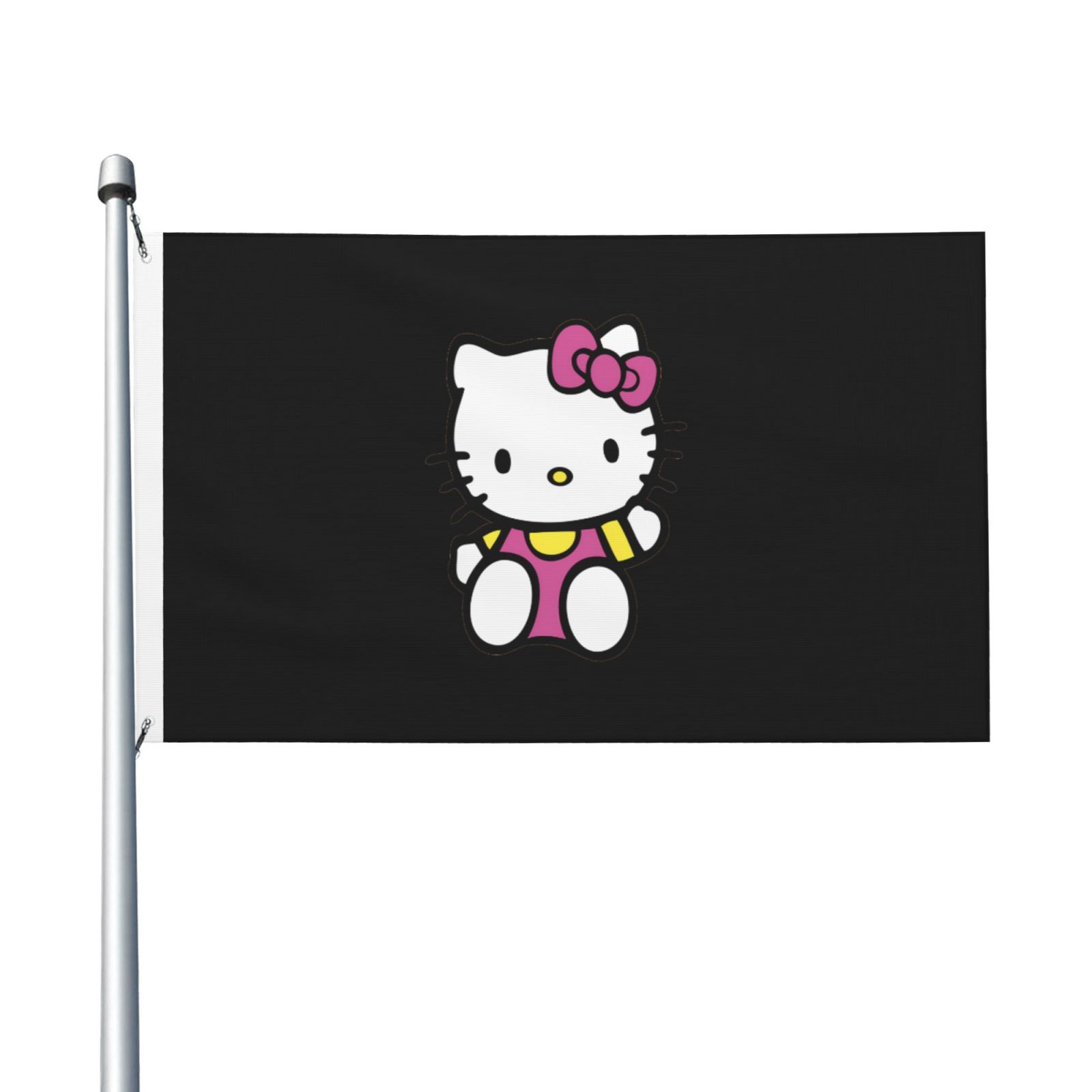 Hello Kitty 3x5ft Face Flag Fade Proof Holiday Fall Flag Outdoor Banner ...