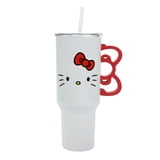 Hello Kitty 40 Oz Stainless Steel Tumbler With Sculpted Bow Handle ...