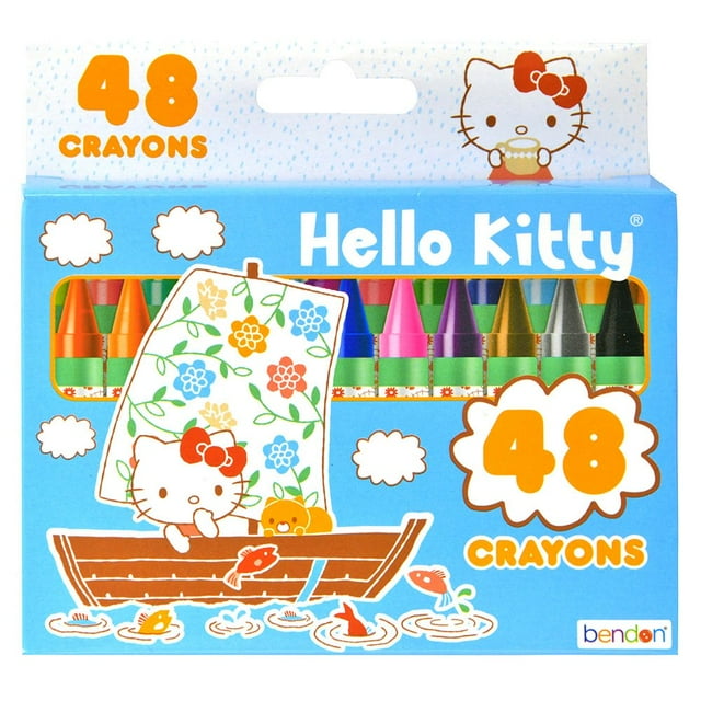 Hello Kitty 48-Count Crayons - Walmart.com