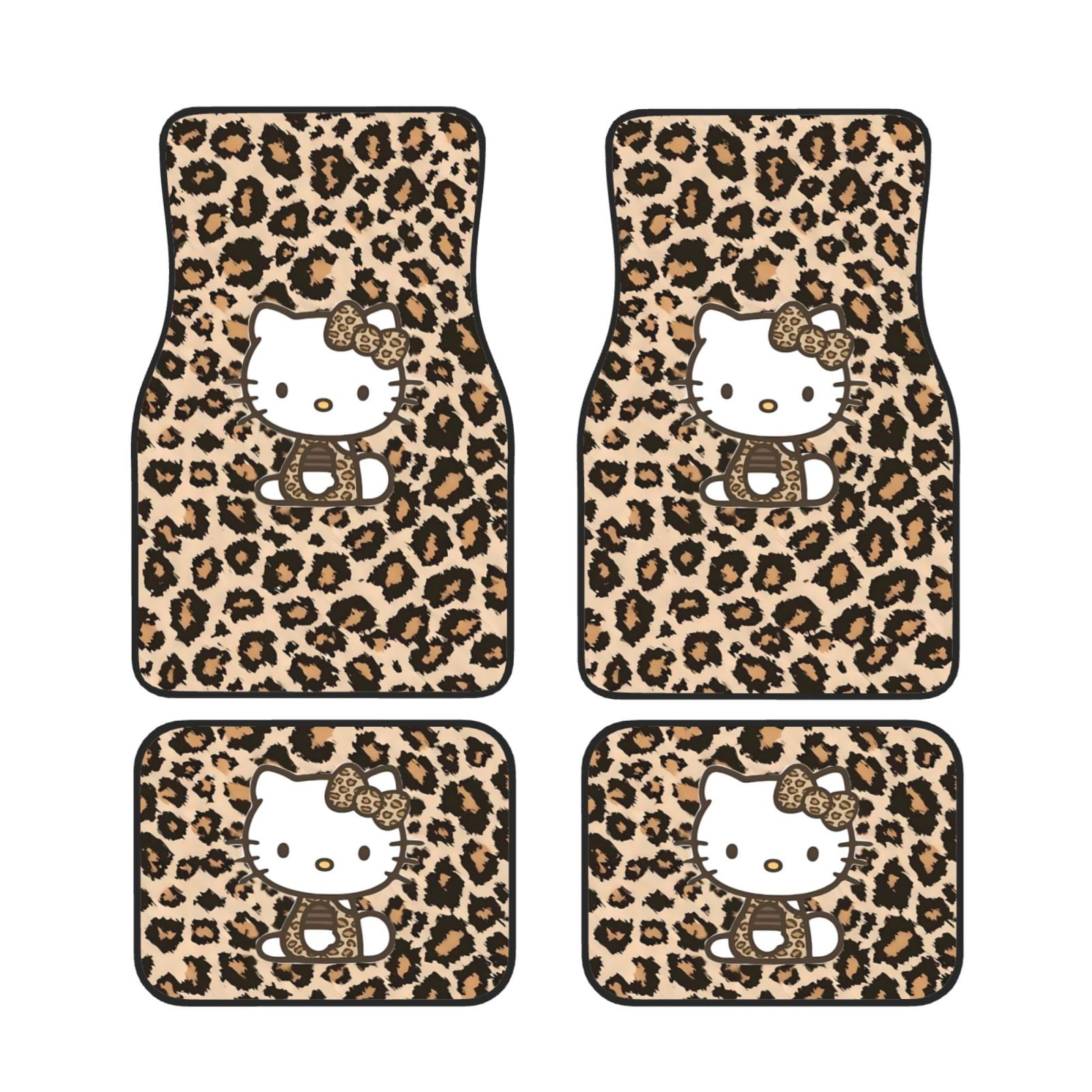 Hello Kitty(5) Car Floor Mats for Front and Rear Foot Pads Car ...