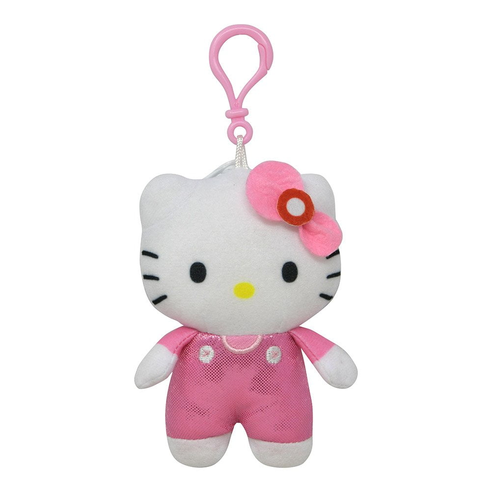 Hello Kitty 5" Pink Shiny Full Body Plush Zipper Pull (Velboa ...