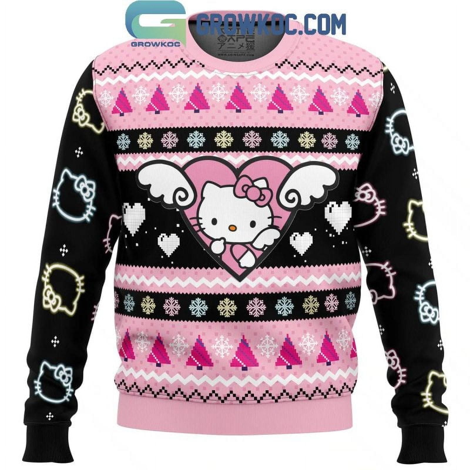 Hello Kitty 50th Anniversary Christmas Ugly Sweater - Walmart.com
