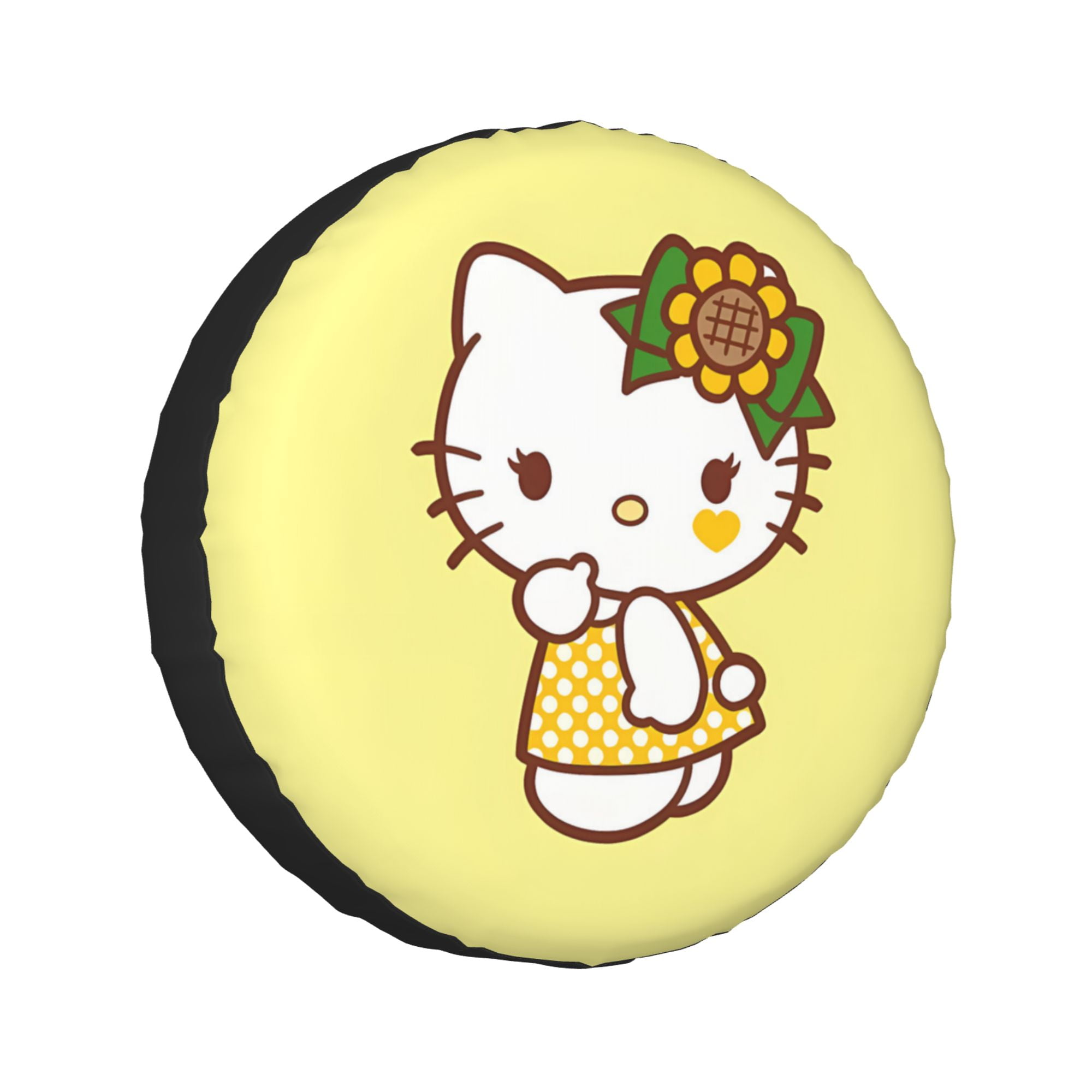 Hello Kitty(53) Spare Tire Cover,Universal Wheel Tire Cover 14 15 16 17 ...