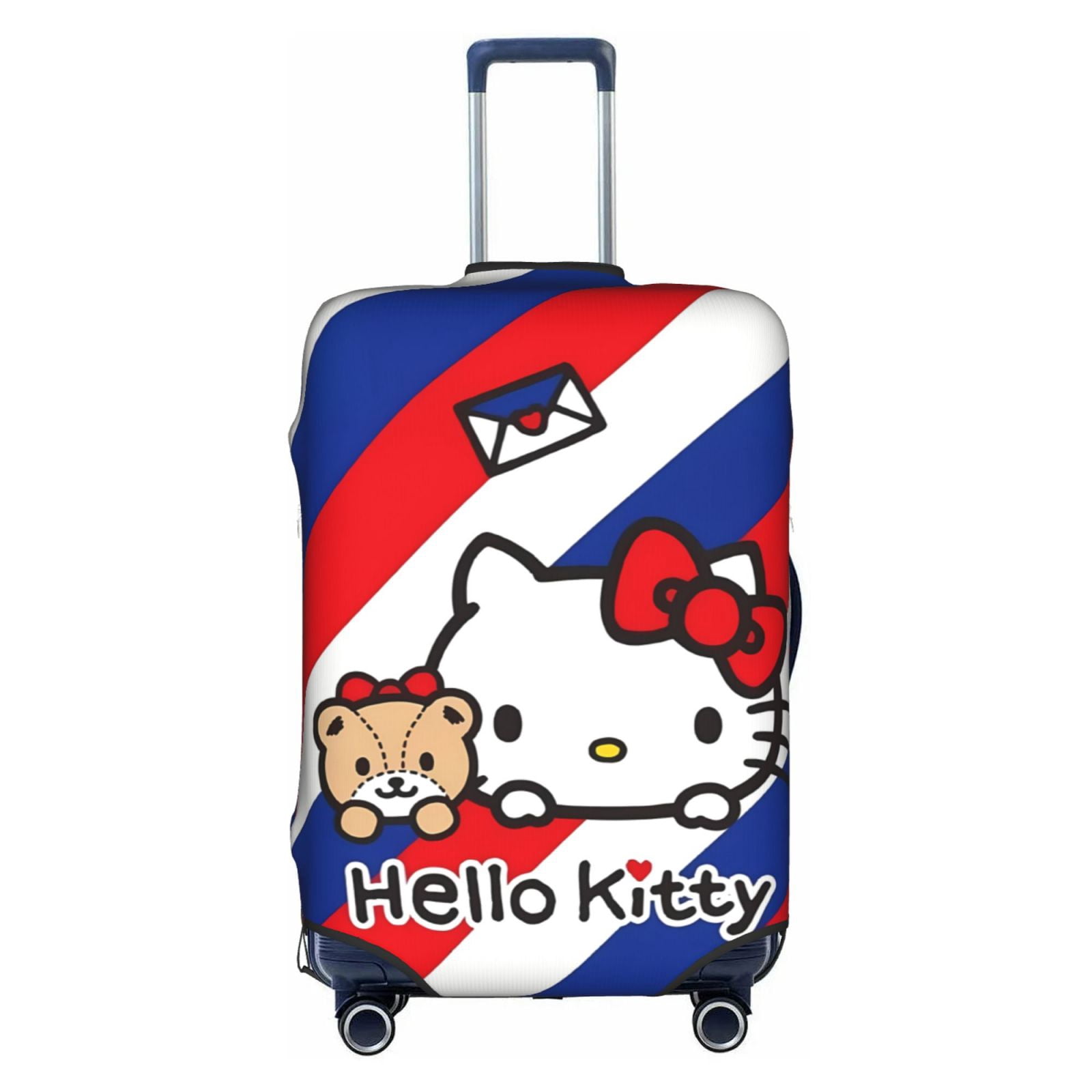 Hello Kitty(57)Travel Suitcase Protector Pink Cat Elastic Washable ...