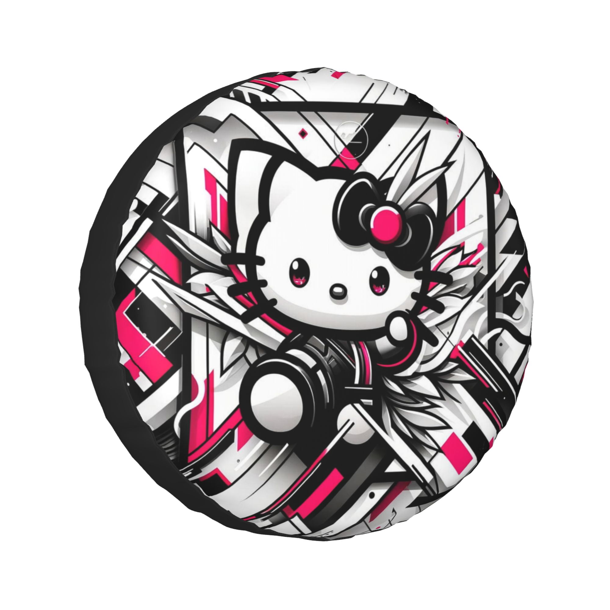 Hello Kitty(58) Spare Tire Cover,Universal Wheel Tire Cover 14 15 16 17 ...
