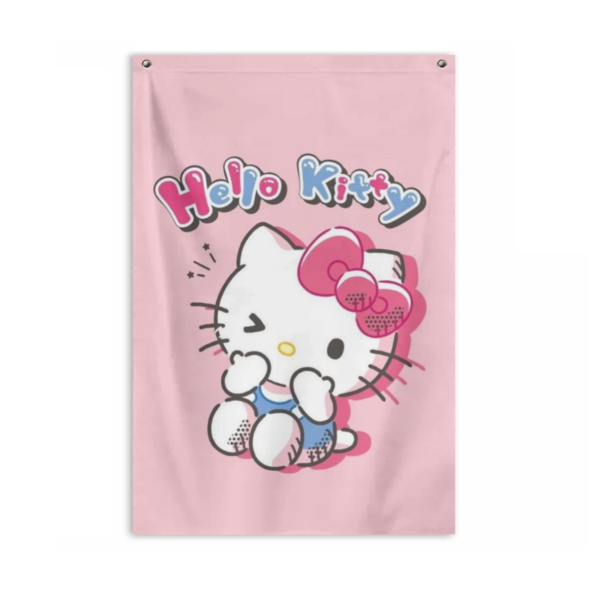Hello Kitty 60x90cm with shading cloth Double vertical flag multi-size ...