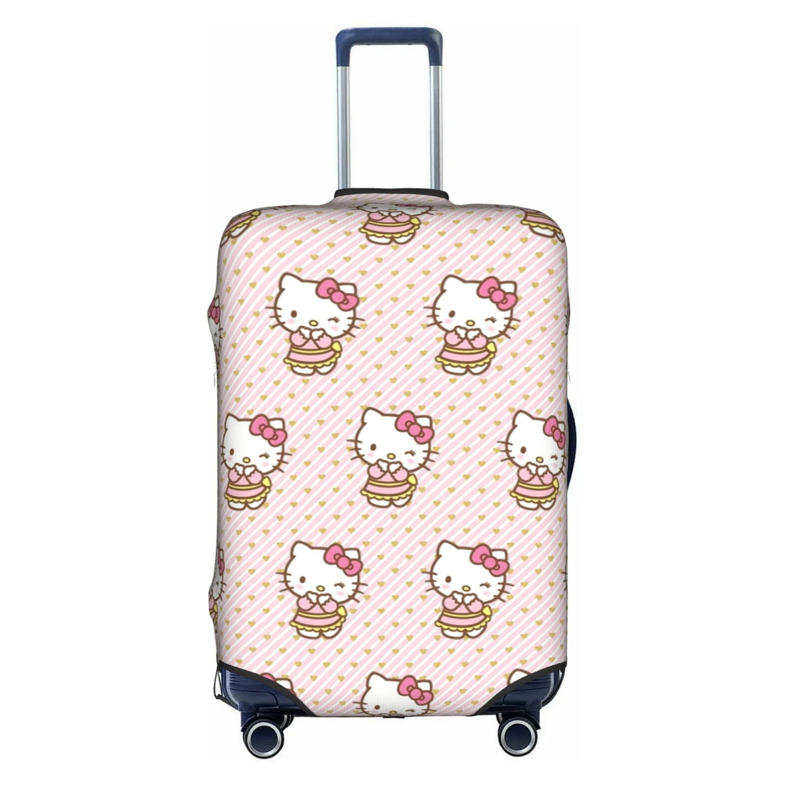Hello Kitty(61)Travel Suitcase Protector Pink Cat Elastic Washable ...