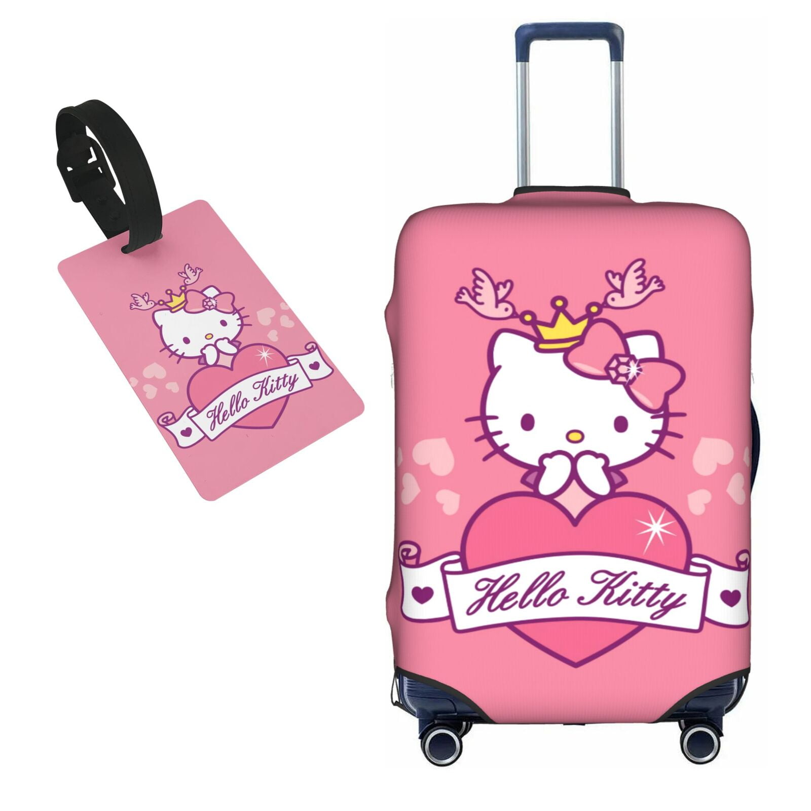 Hello Kitty(7)Travel Luggage Cover Suitcase Protector With Luggage Tags ...