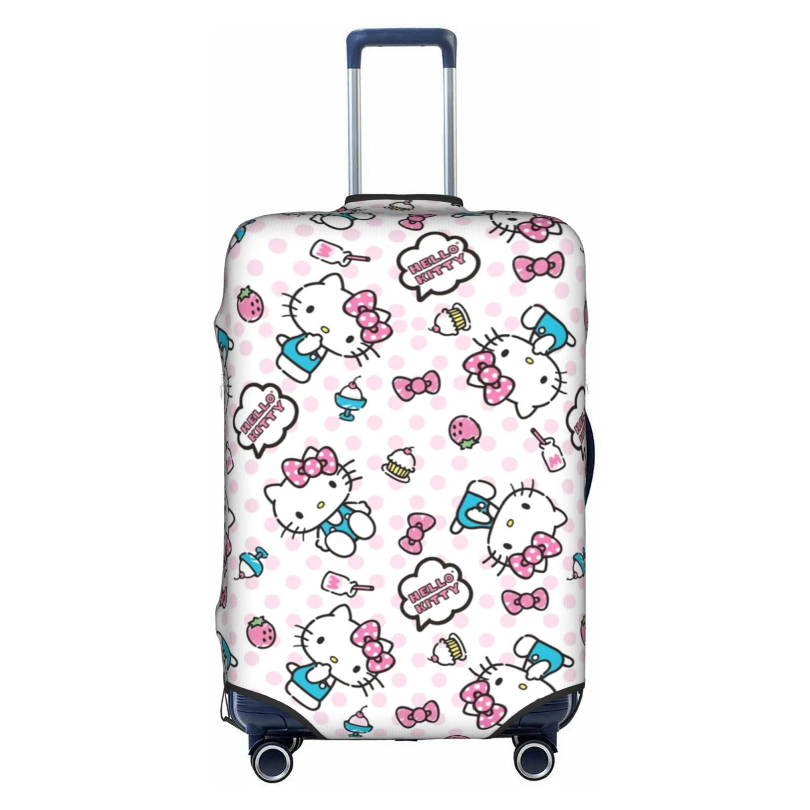 Hello Kitty(70)Travel Suitcase Protector Pink Cat Elastic Washable ...