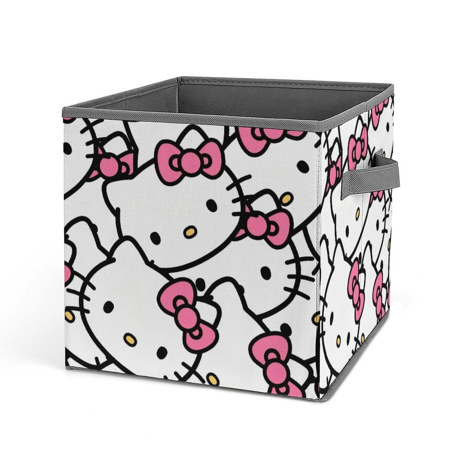 Hello Kitty (73) Anime Cartoon Storage Basket Collapsible Organizer ...