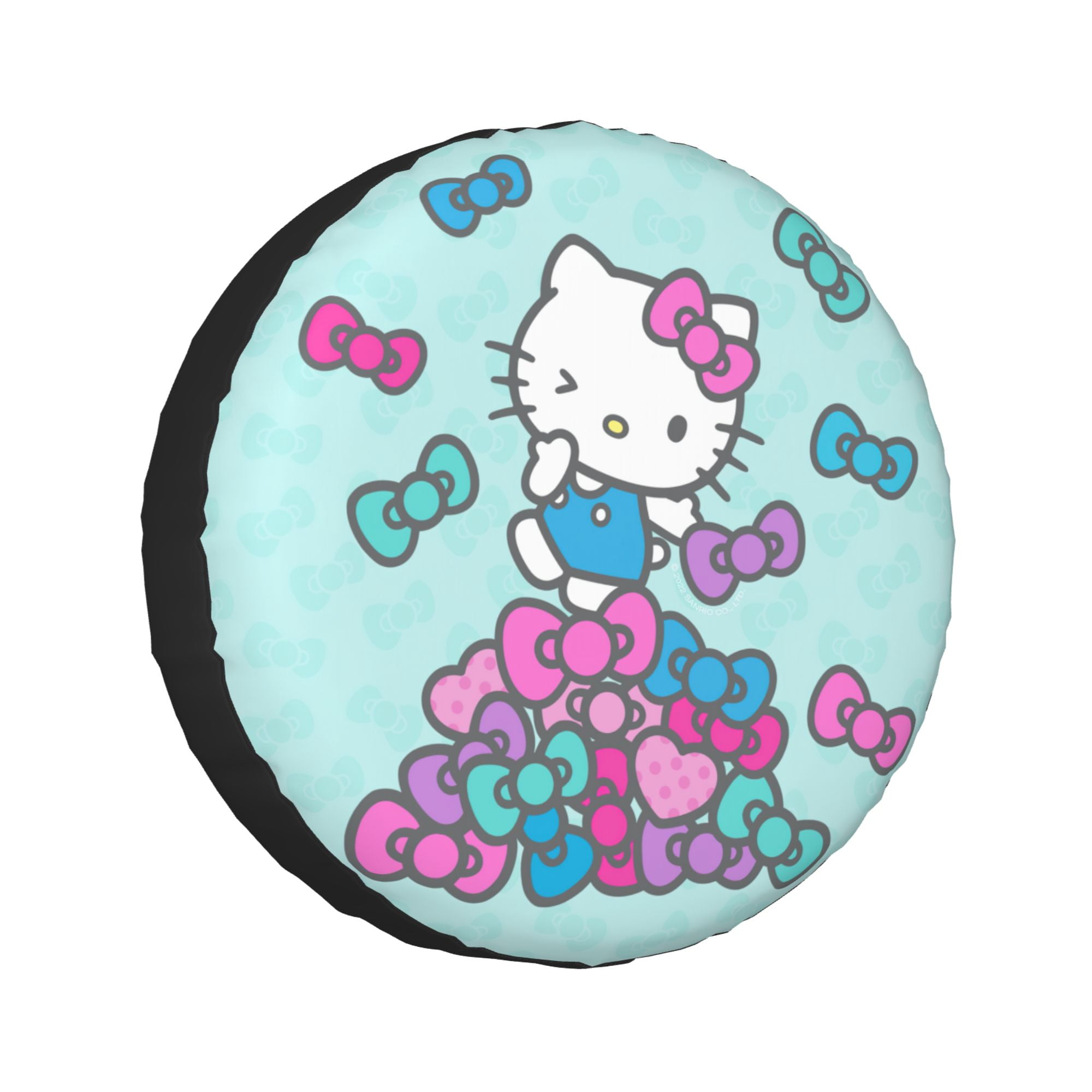 Hello Kitty(8) Spare Tire Cover,Universal Wheel Tire Cover 14 15 16 17 ...