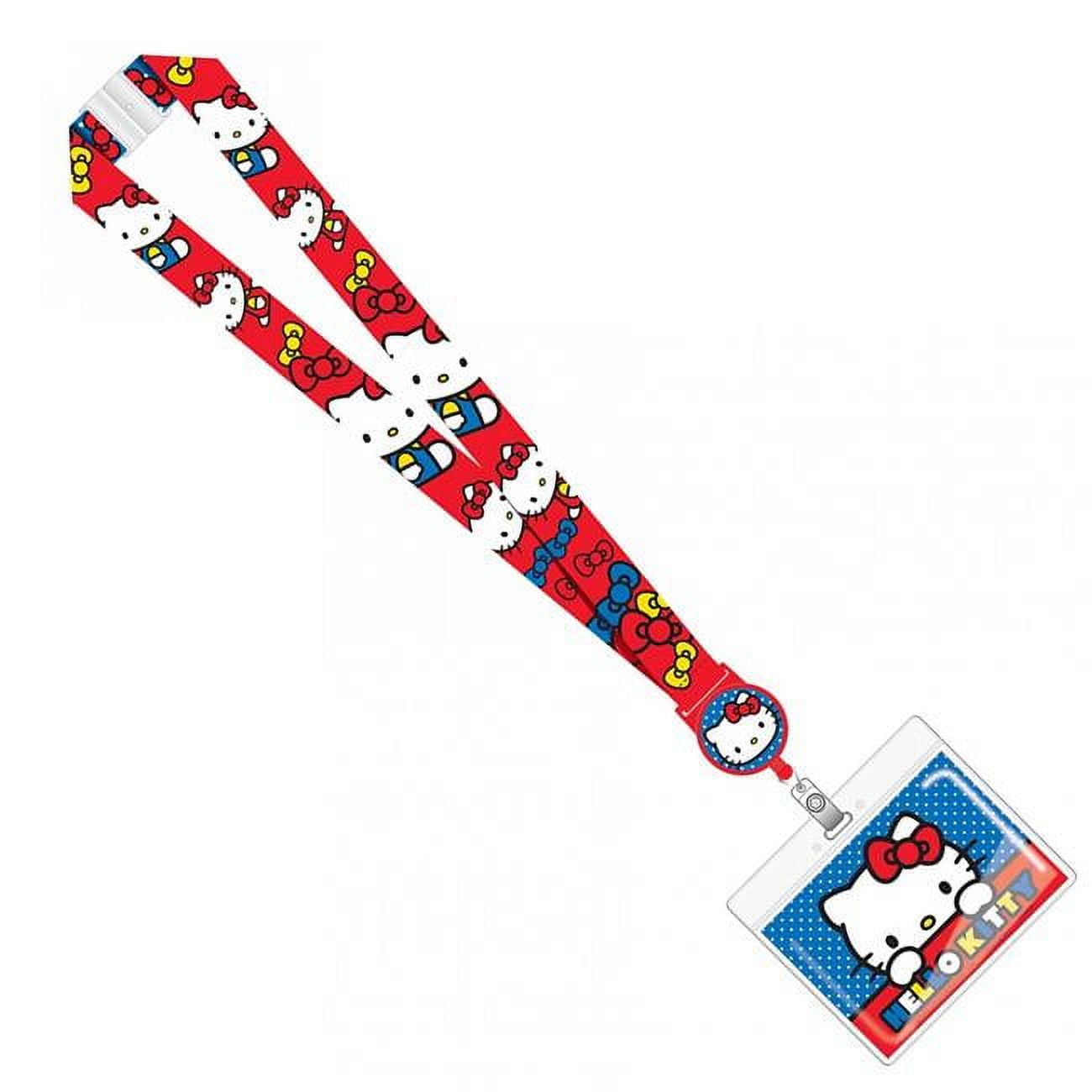 Hello Kitty Officially Licensed ID Badge Lanyard with Logo Design ...