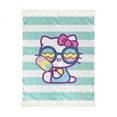 Hello Kitty 835942 50 x 60 in. Holding Popsicle Beach Throw with ...